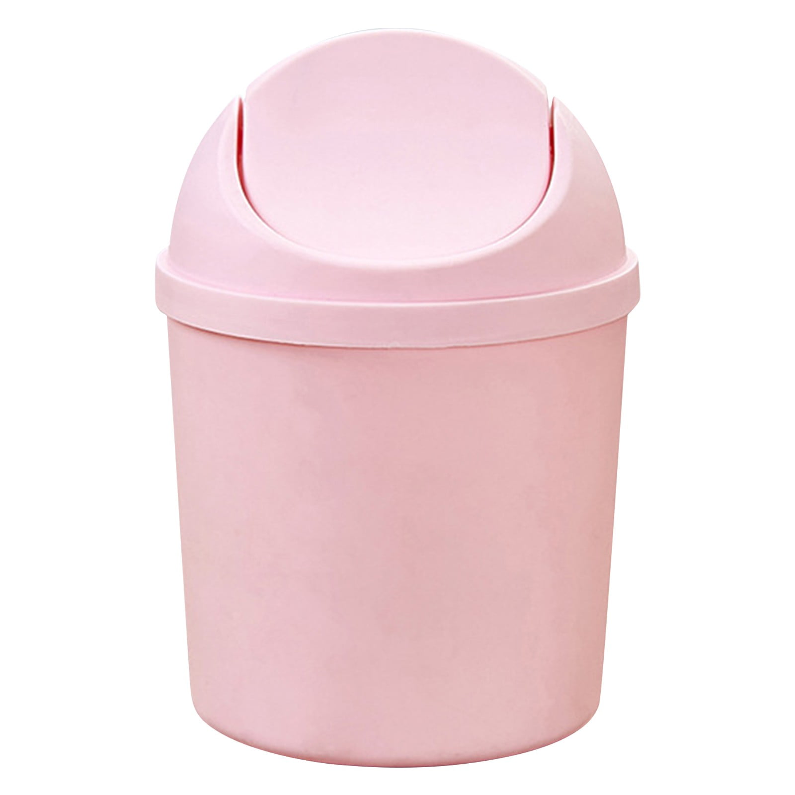 Plastic Tiny Waste Bin, Plastic Mini Wastebasket Trash Can with Swing ...