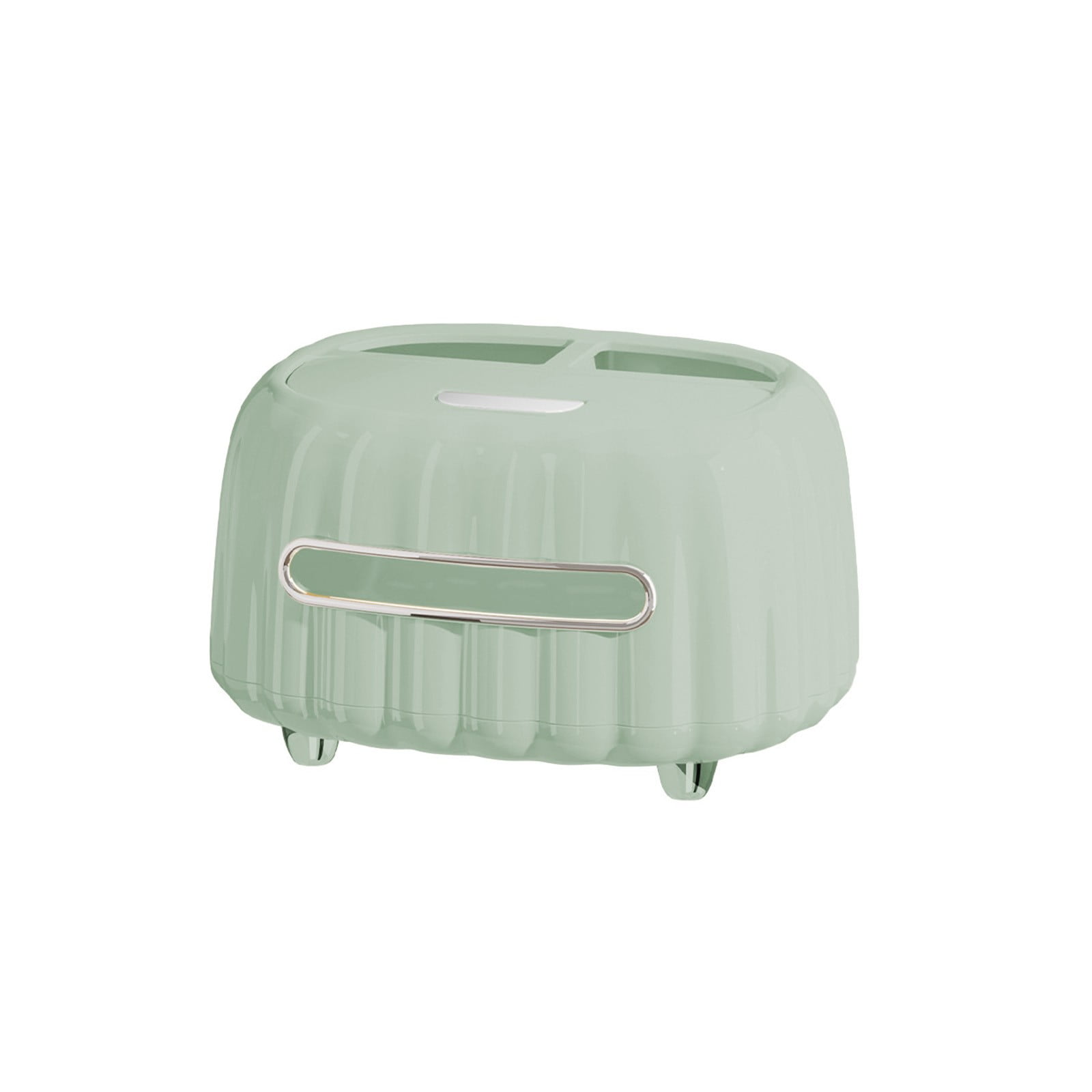 Plastic Tissue Box Cover with Storage Rectangular Tissue Holder ...