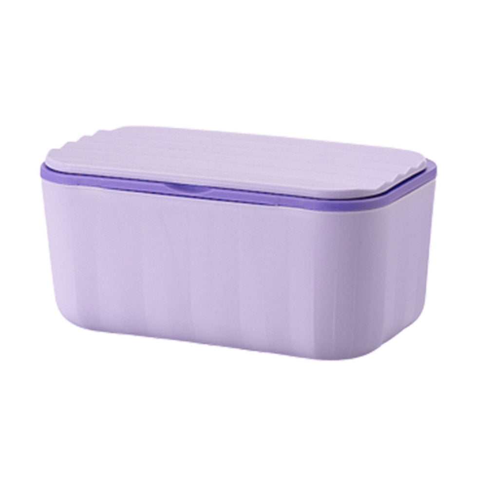 Plastic Tissue Mask Dispenser Box Lidded Multi Use Tissue Container Box ...
