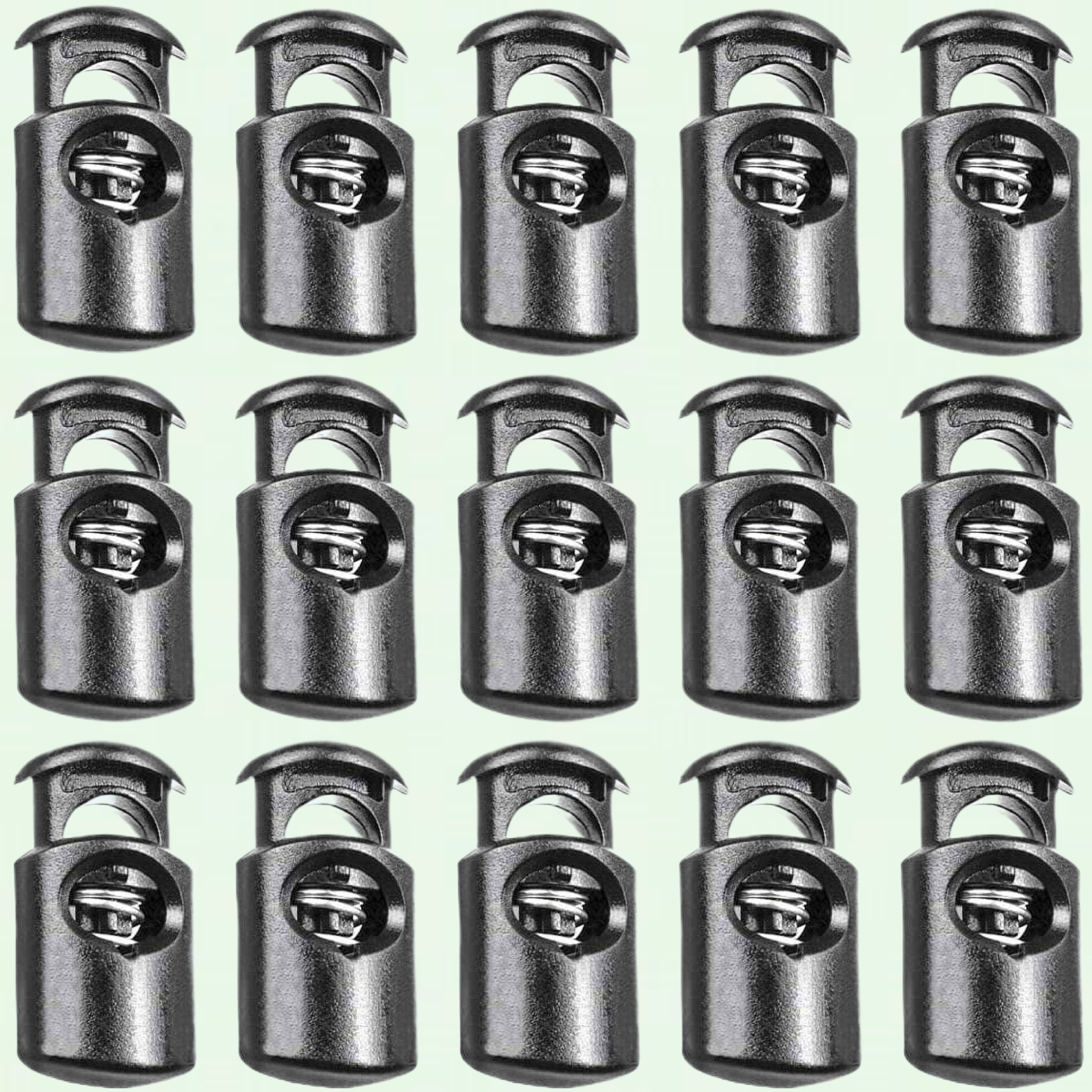 Plastic Toggle Spring Stop Cord Locks Pack Of 50