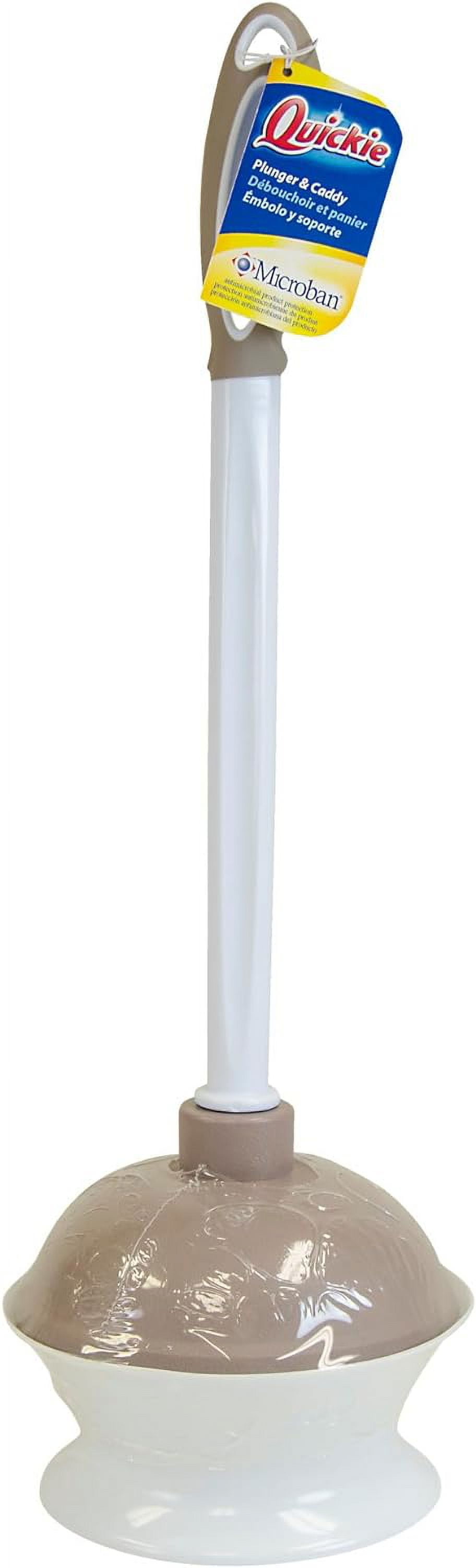 Plastic Toilet Plunger & Caddy - Walmart.com