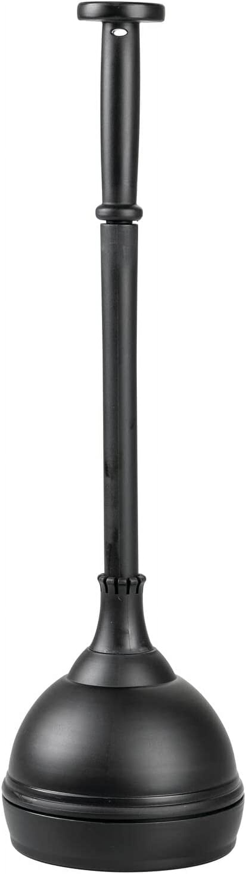 Plastic Toilet Plunger with Lift & Lock Cover Set, Compact Discreet ...