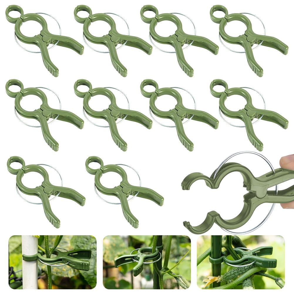 Plastic Tomato Clip Reusable,Seedlings Plants Support Tools Vine Fixing ...
