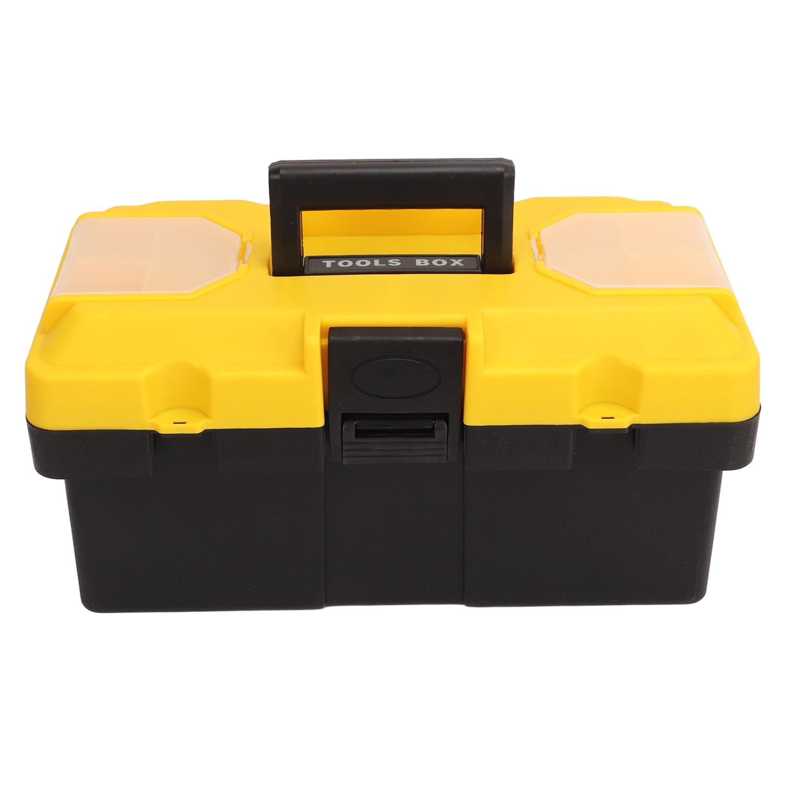 Plastic Tool Box 2 Layer Portable Storage Hardware Organizer for Home ...
