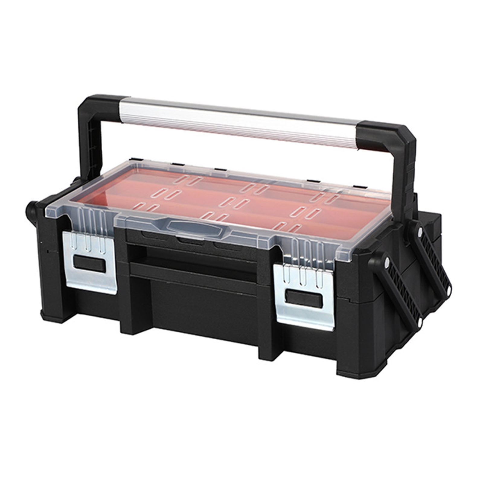 Plastic Tool Organizer Box Multifunctional Electronic Tool Box Rigid ...