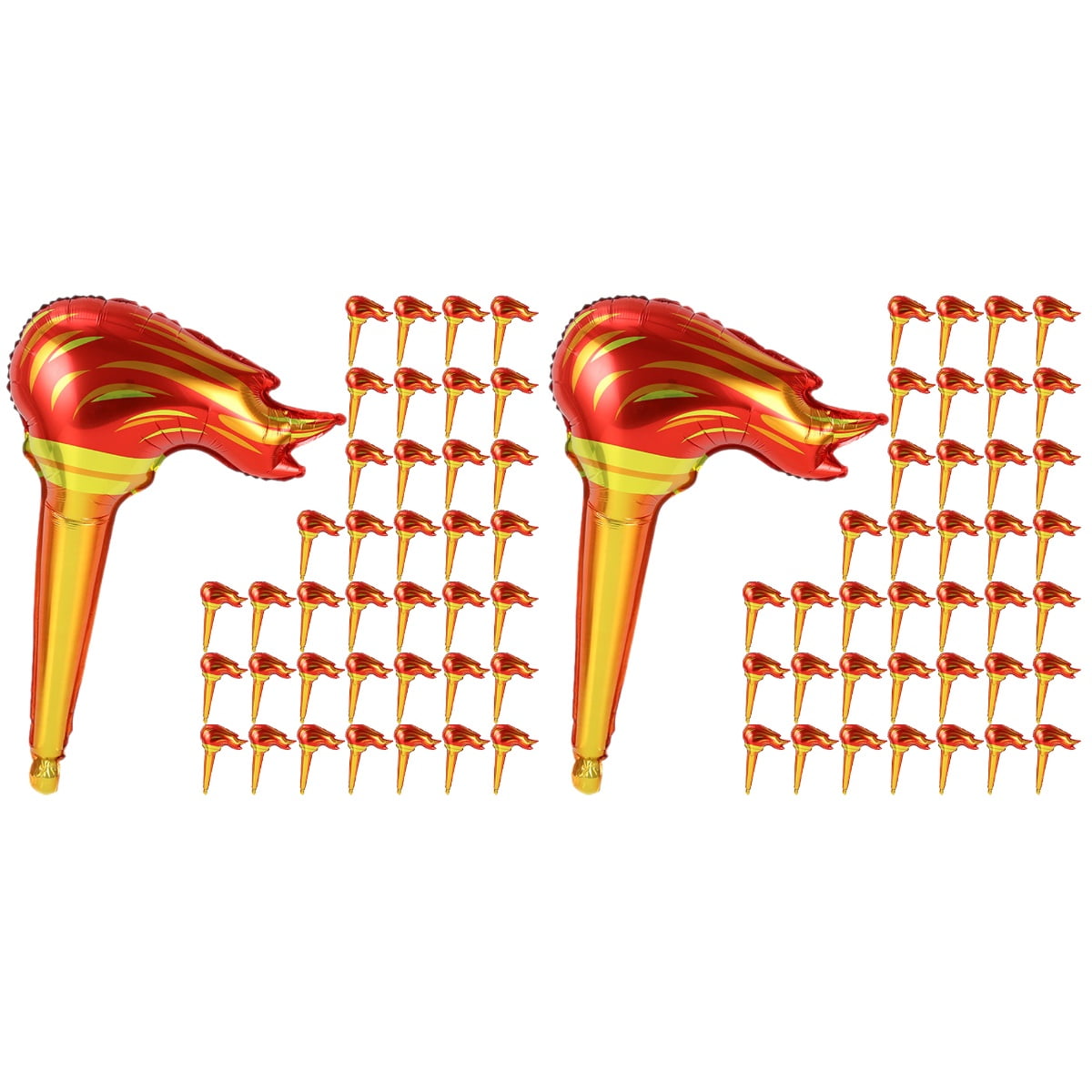 Plastic Torch Toys,100 Pcs Inflatable Torch Fun Torch Inflates for ...