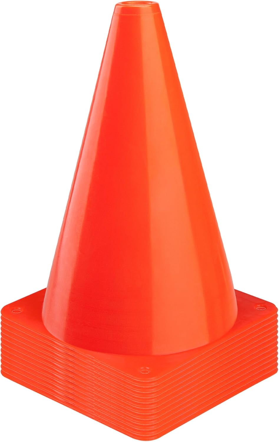Plastic Training Cones (Set of 12/24 Pack 9" or 12/24 Pack 7" or 12/24 ...