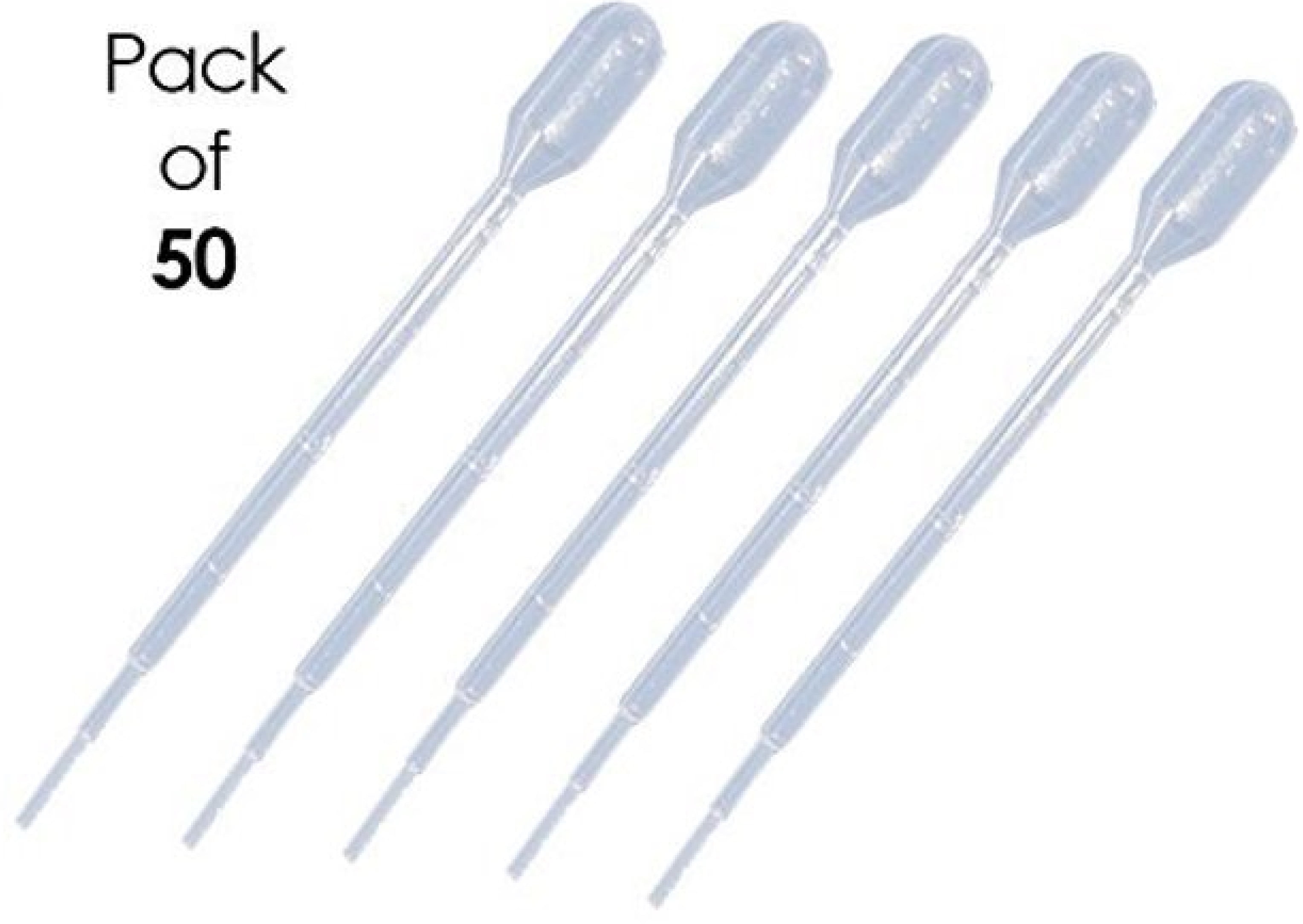 Plastic Transfer Pipettes, 3 mL Capacity-Graduated to 1 mL-Short Bulb ...