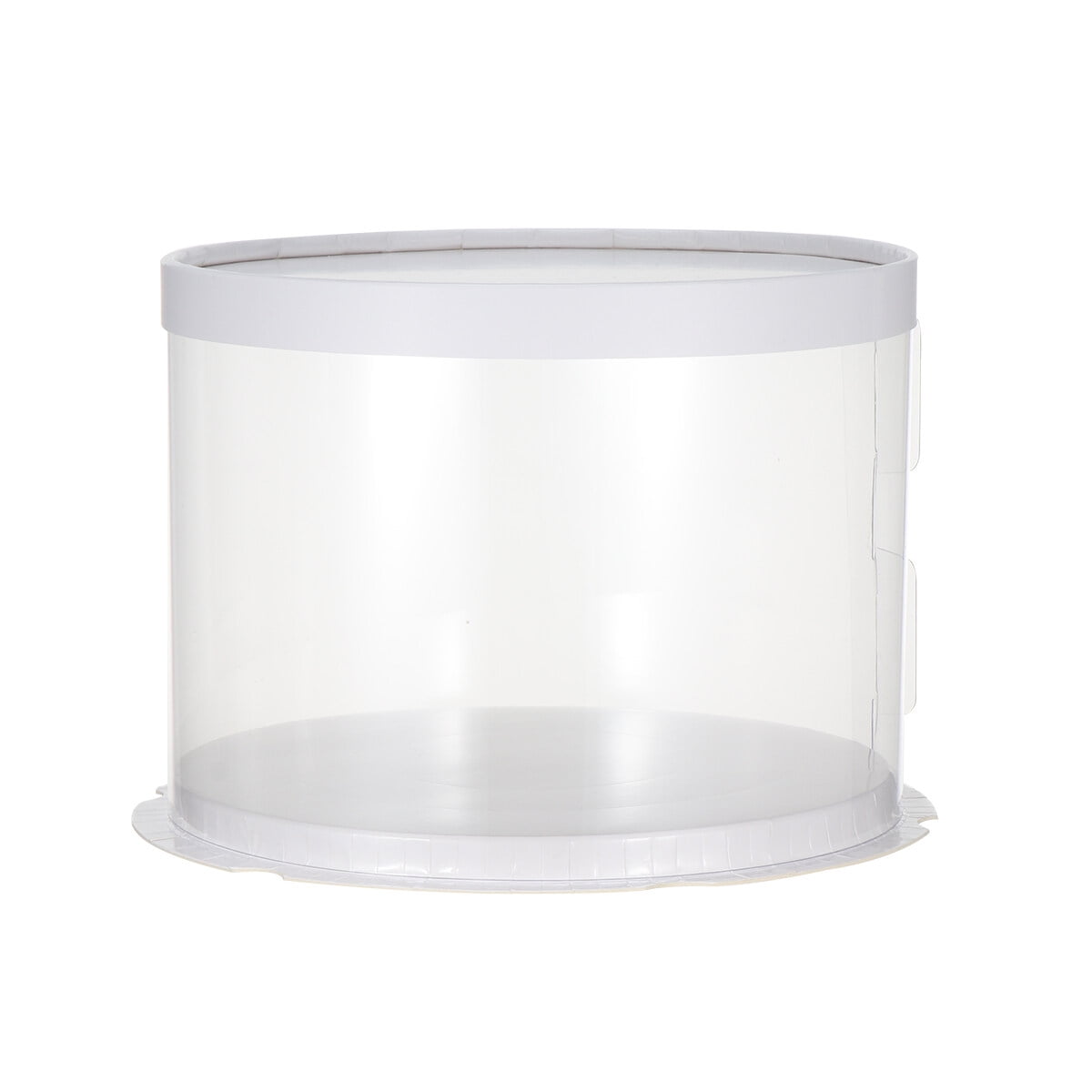 Plastic Transparent Cake Box Round Cake Packaging Boxes Organizer for ...
