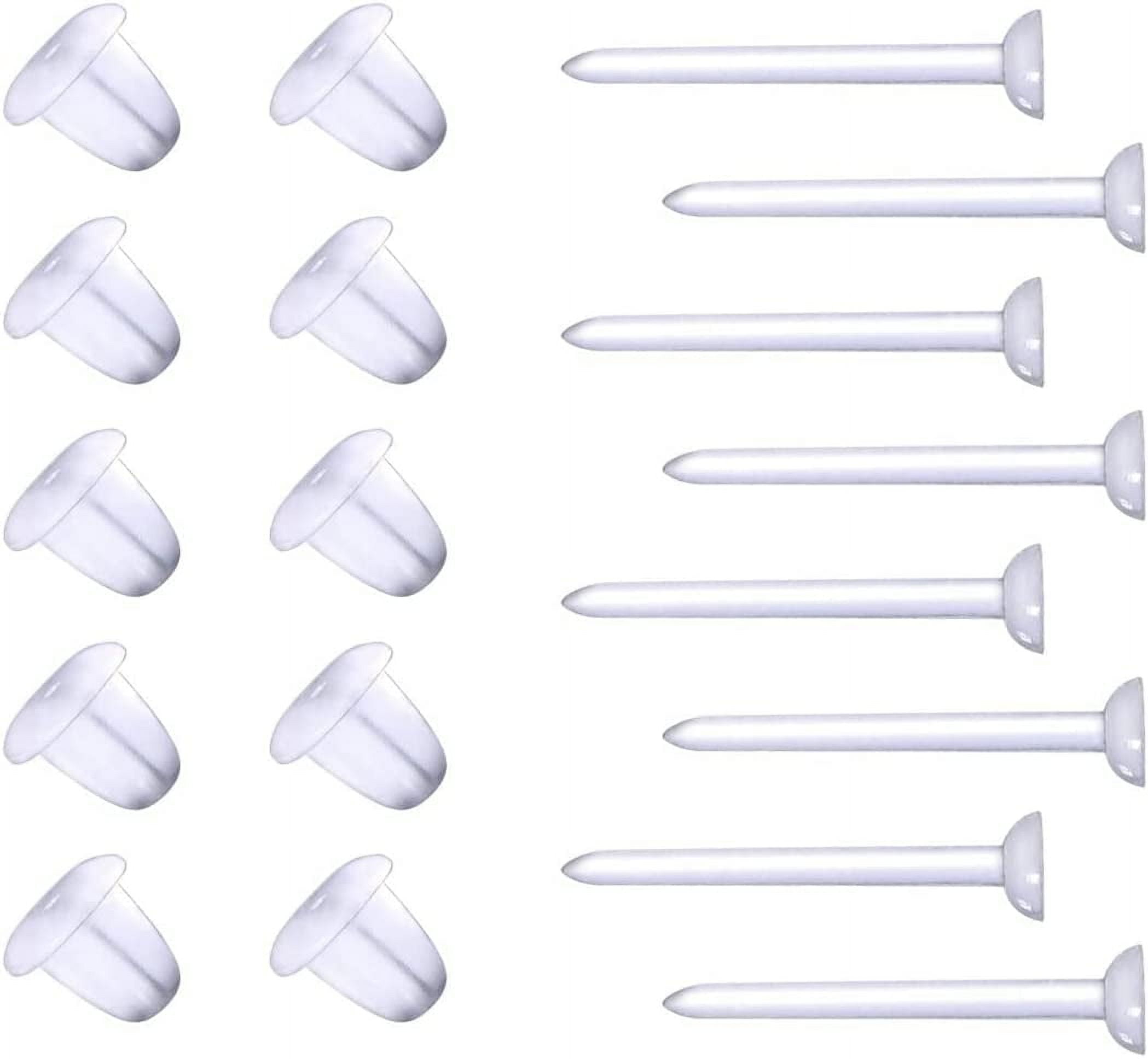 Plastic Transparent Earring and Clear Ear Lobe Retainer 1000 Pairs ...