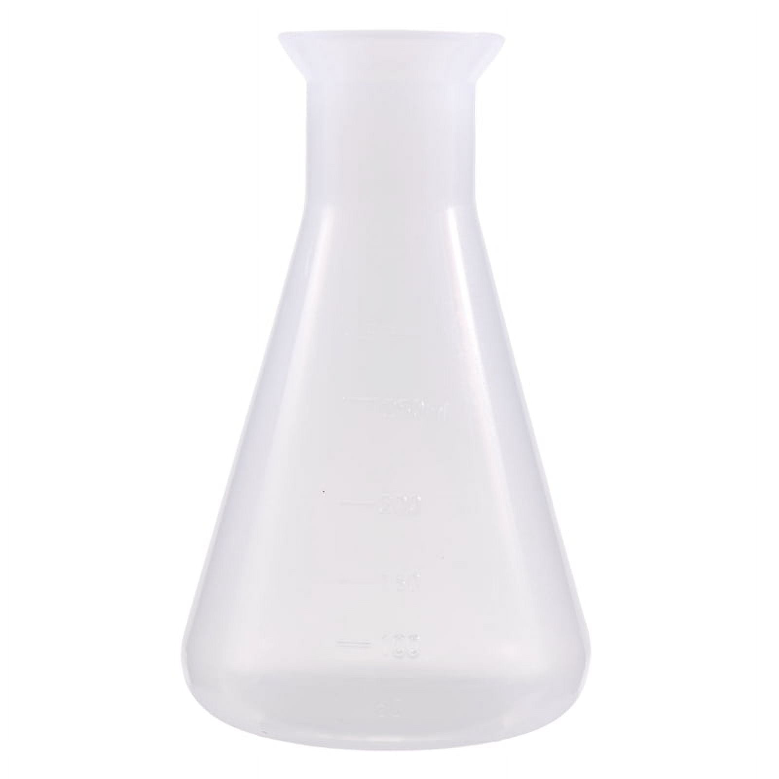 Plastic Transparent laboratory chemical Erlenmeyer flasks Container ...