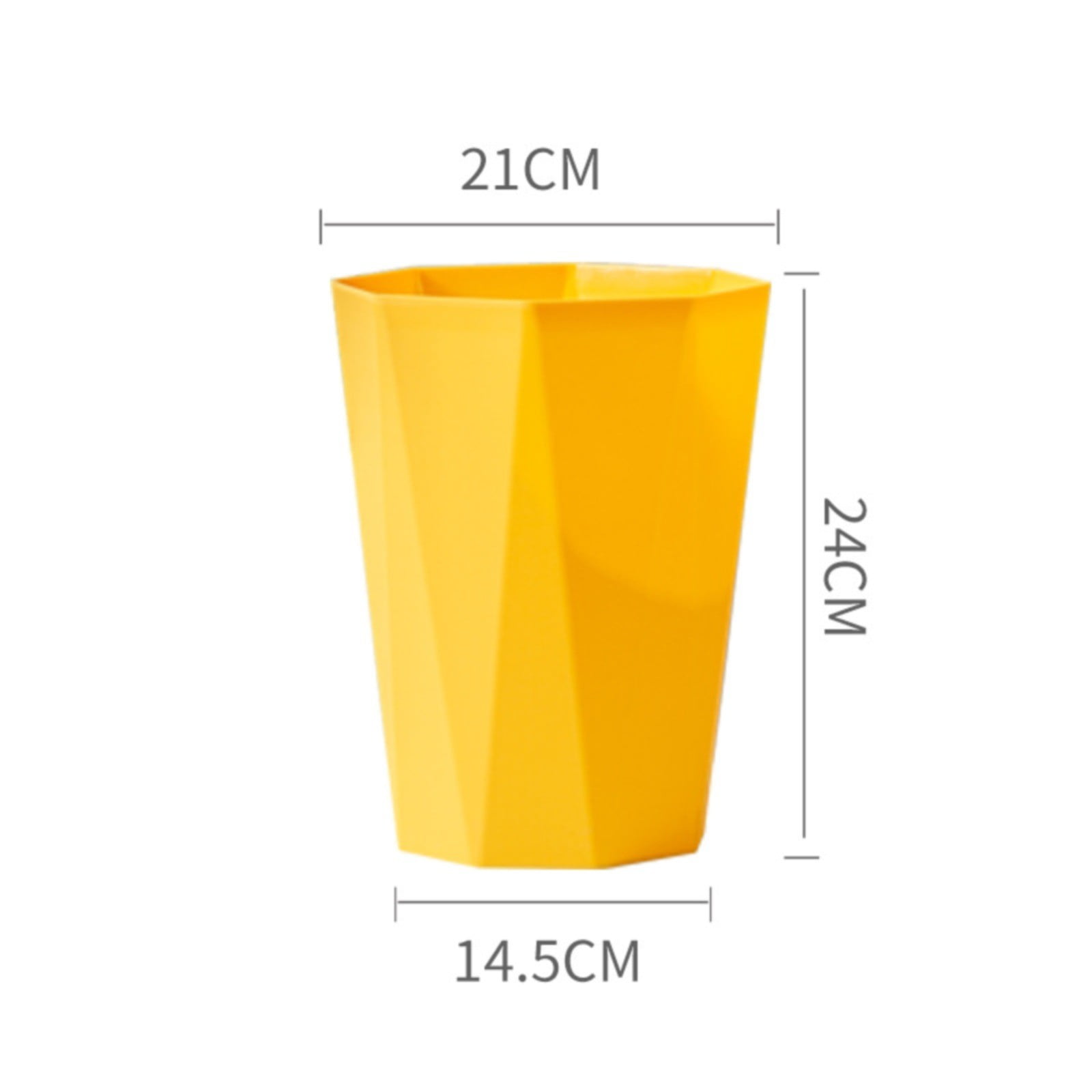 Plastic Trash Can Creative Shape Waste Bin for Bathroom Kitchen Living ...
