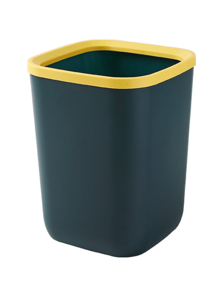 Plastic Trash Can Household Wastebasket Large-capacity Garbage Can ...
