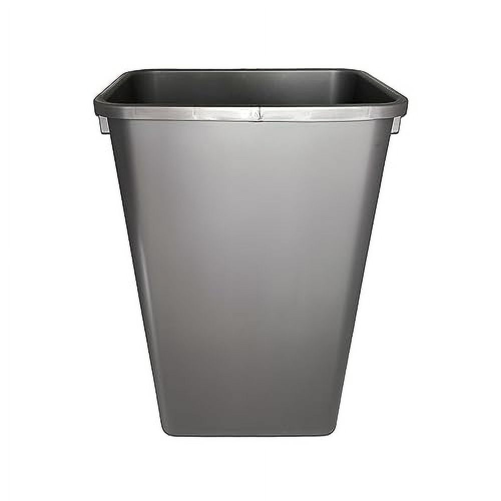Plastic Trash Can - Indoor Garbage Bin For Kitchen, Home, Office And ...