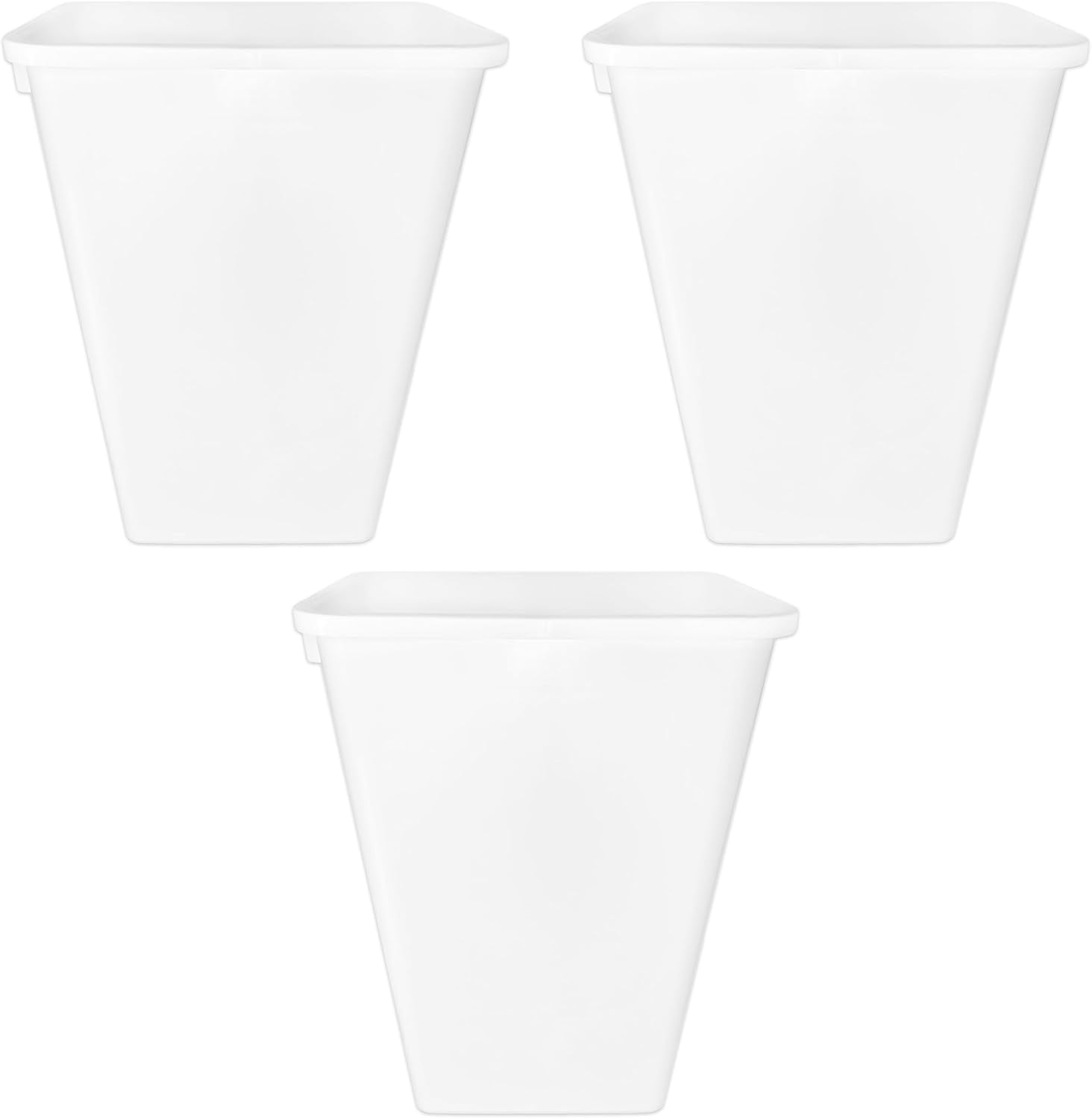 Plastic Trash Can - Indoor Garbage Bin for Kitchen, Home, Office and ...