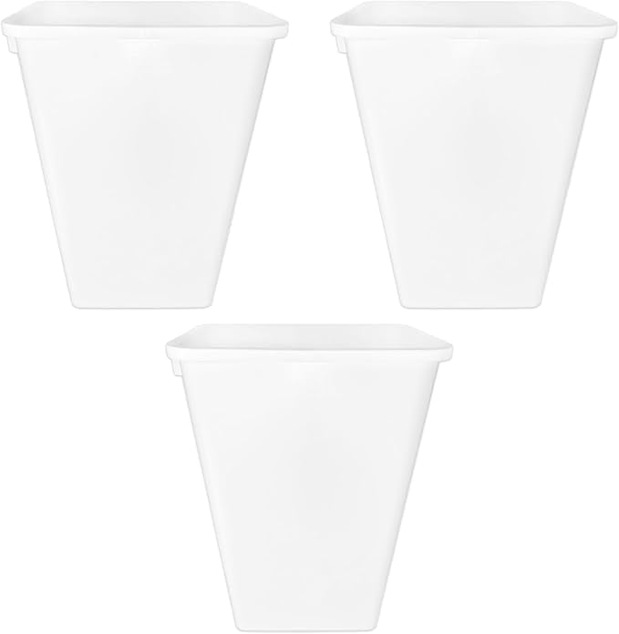 Plastic Trash Can - Indoor Garbage Bin for Kitchen, Home, Office and ...