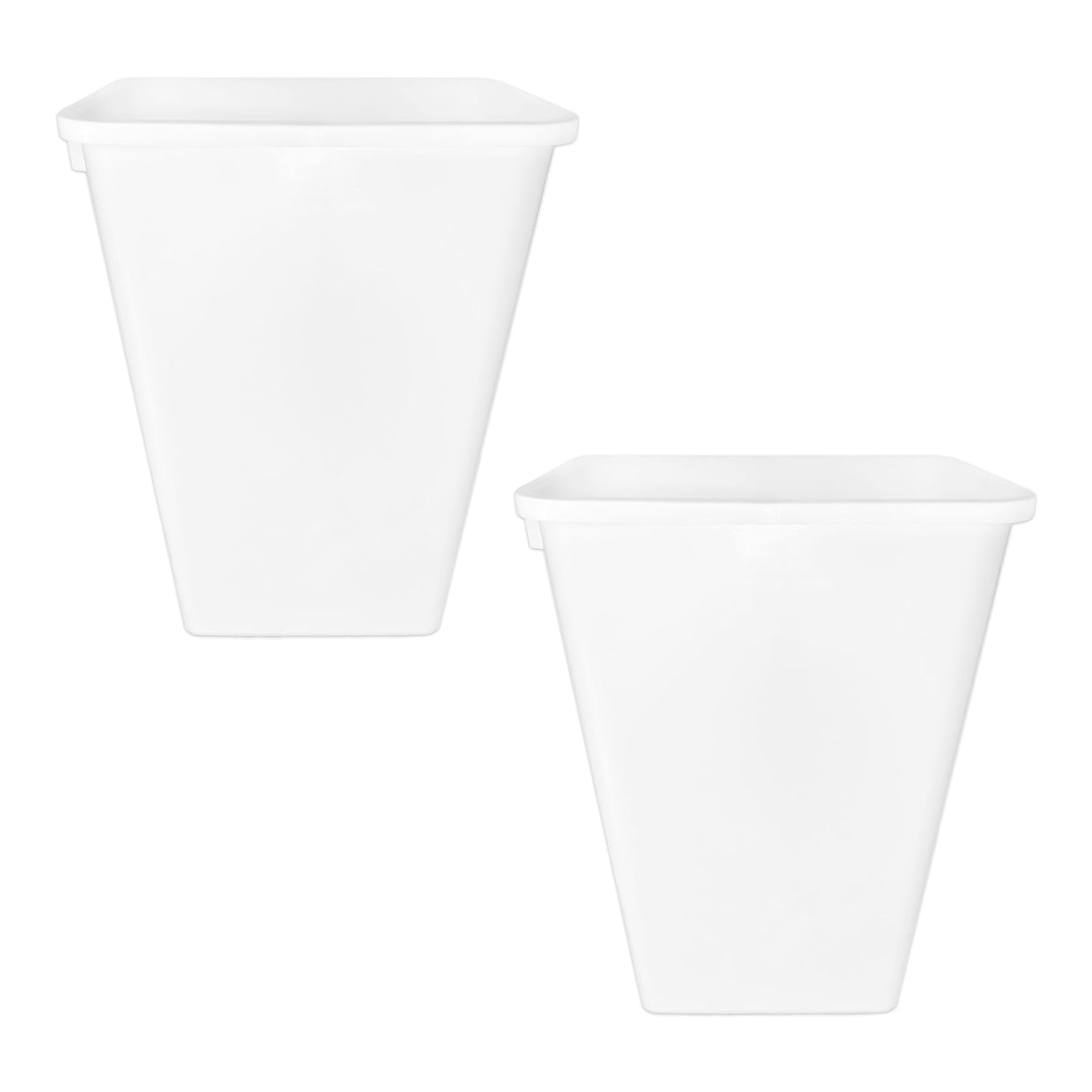 Plastic Trash Can - Indoor Garbage Bin for Kitchen, Home, Office and ...