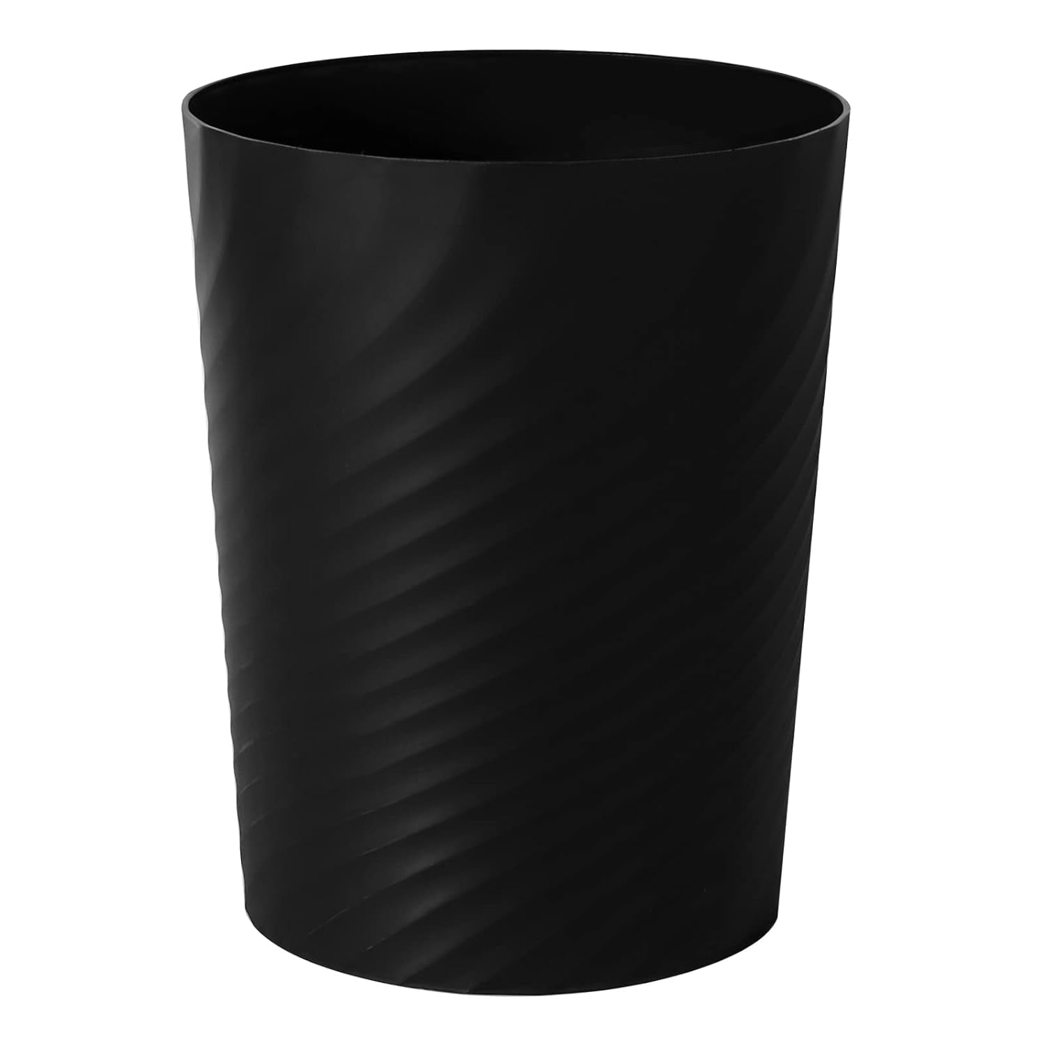 Plastic Trash Can, Slim Waste Basket, 12 L/ 3.1 Gallon Capacity Round ...