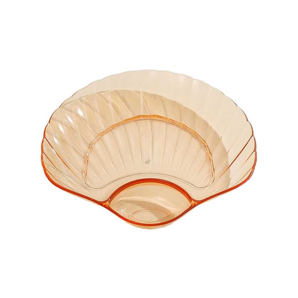 Plastic Tray Serving Dish Conch Seashell Photo Prop Dinner Plate Fruit ...