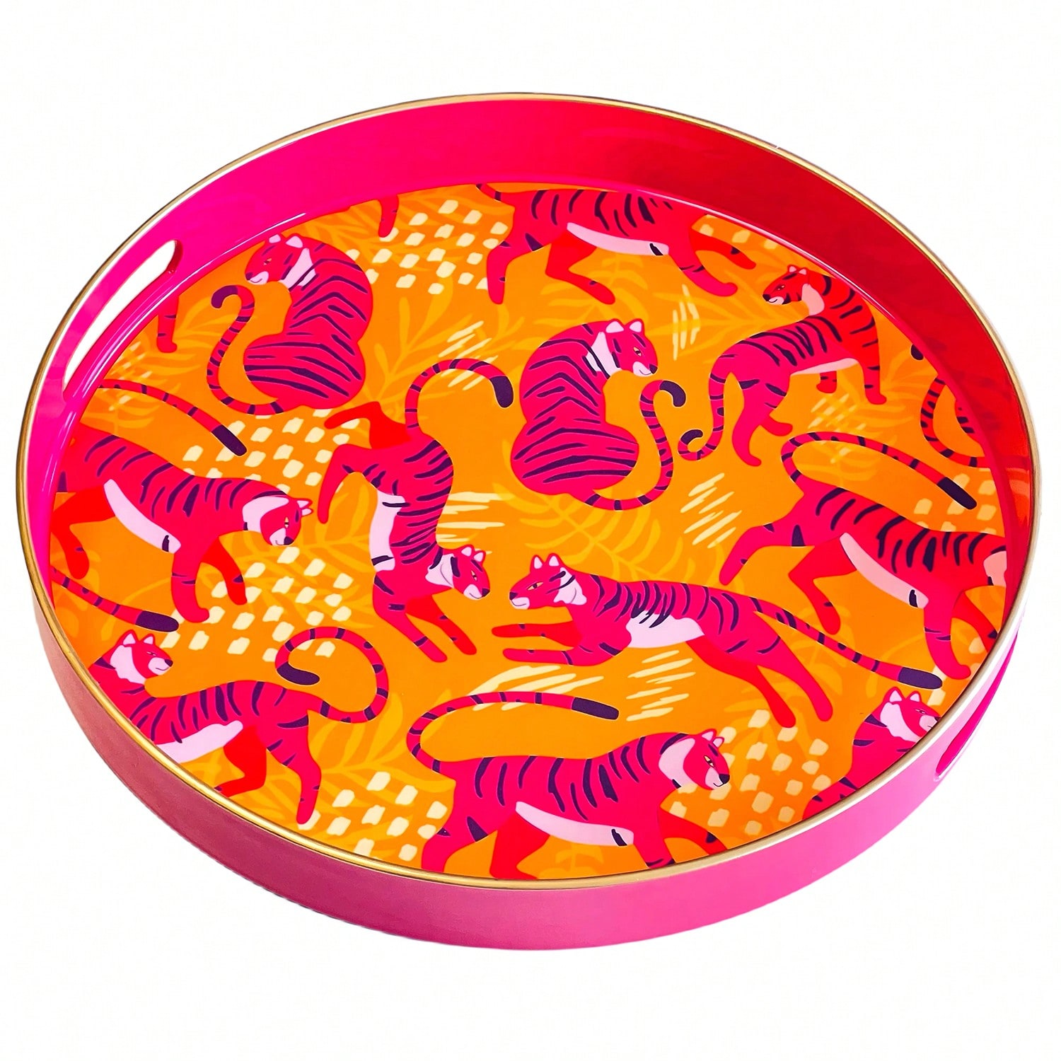 Plastic Tray With Handles, Modern Vanity Tray Serving Tray For Ottoman ...
