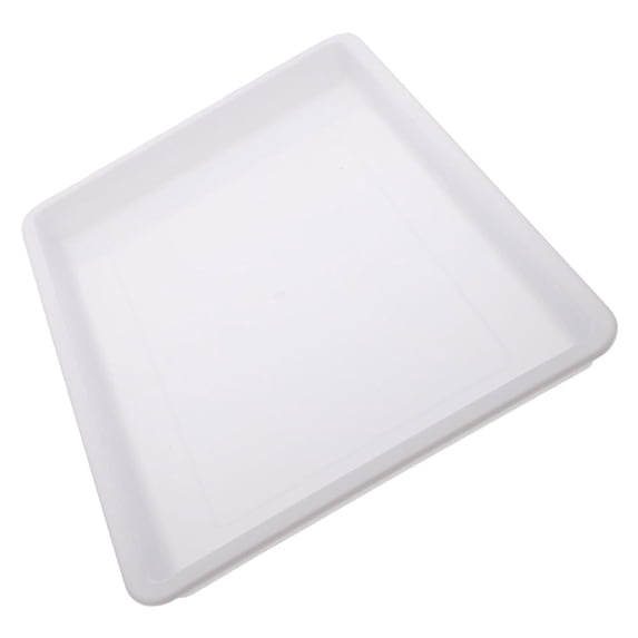 Plastic Trays for Organizing Clear Transparent Stacker White - Walmart.com