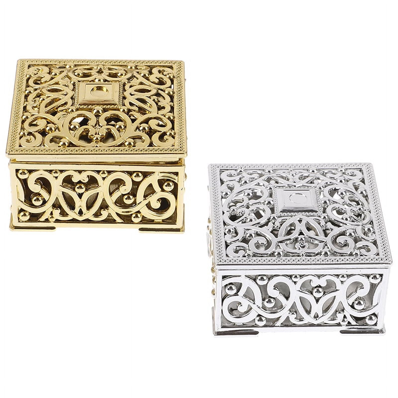 Plastic Treasure Trinket Box Square Candy Box Treasure Chest Wedding ...