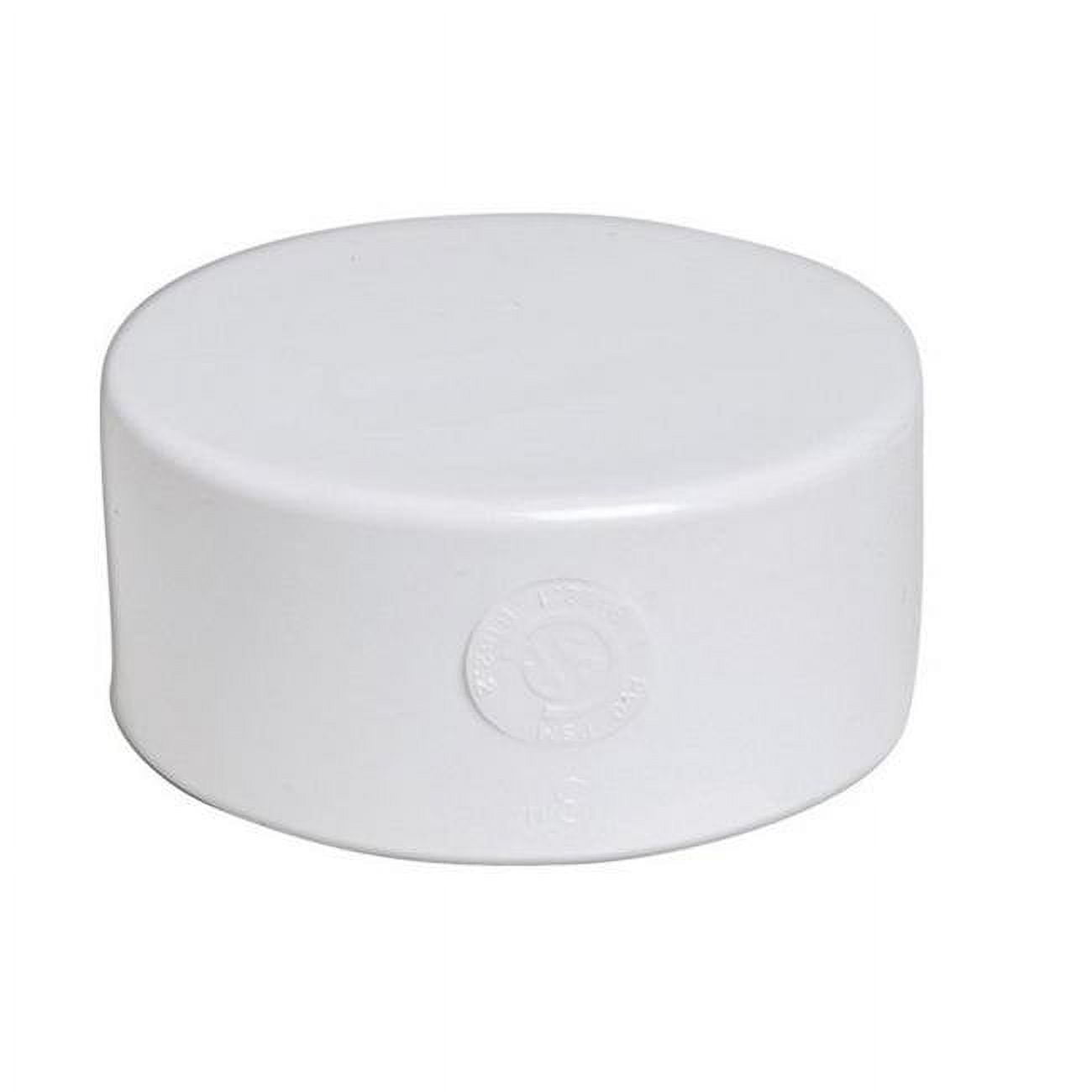 Plastic Trends 3 in. PVC Cap for SDR35 Sewer and Drain Pipe, White ...