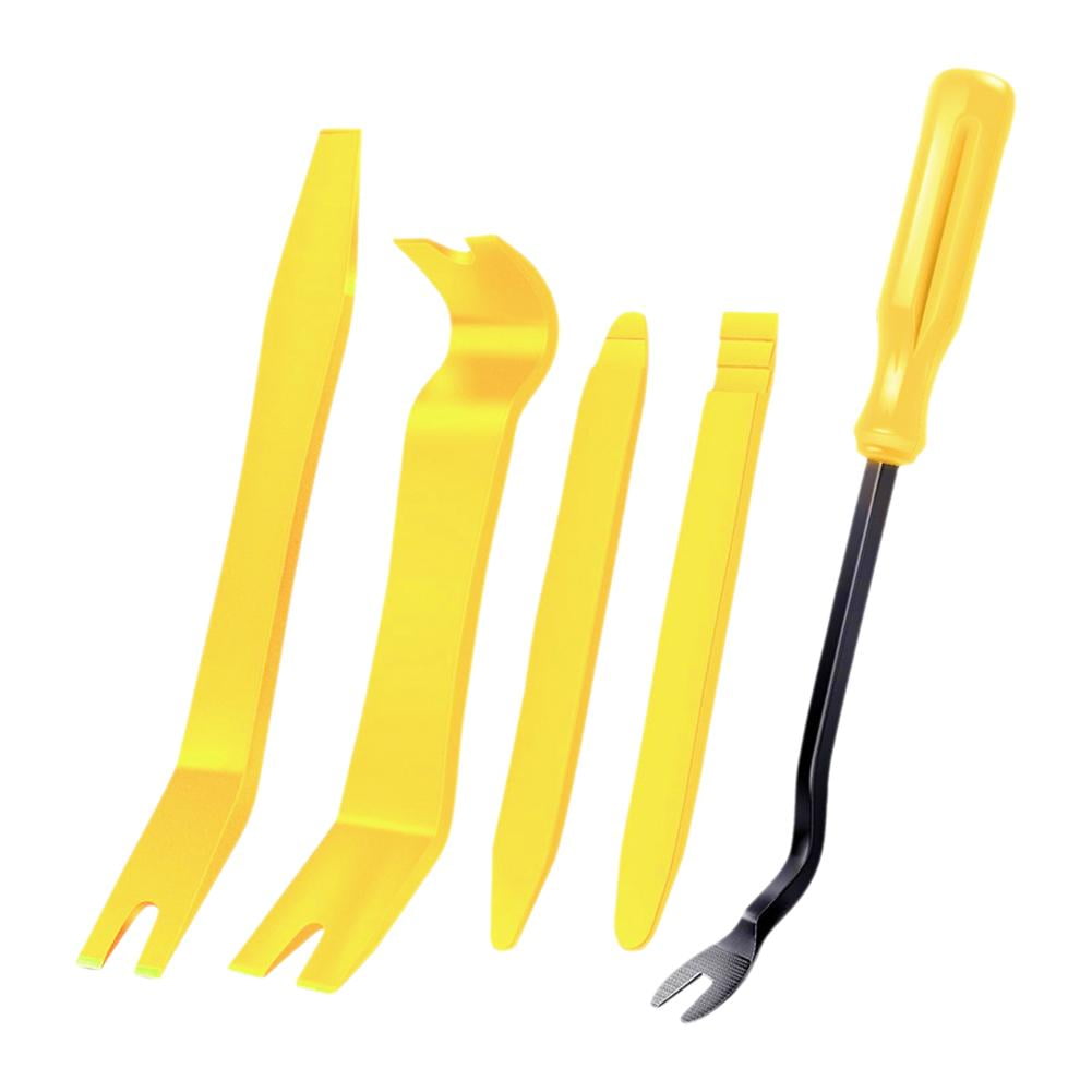 Plastic Trim Removal Pry Tool Set For Car Radio Panel Fasteners Dash ...