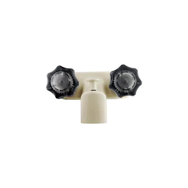 Plastic Tub & Shower Faucet with Acrylic Knobs Handles & Diverter ...