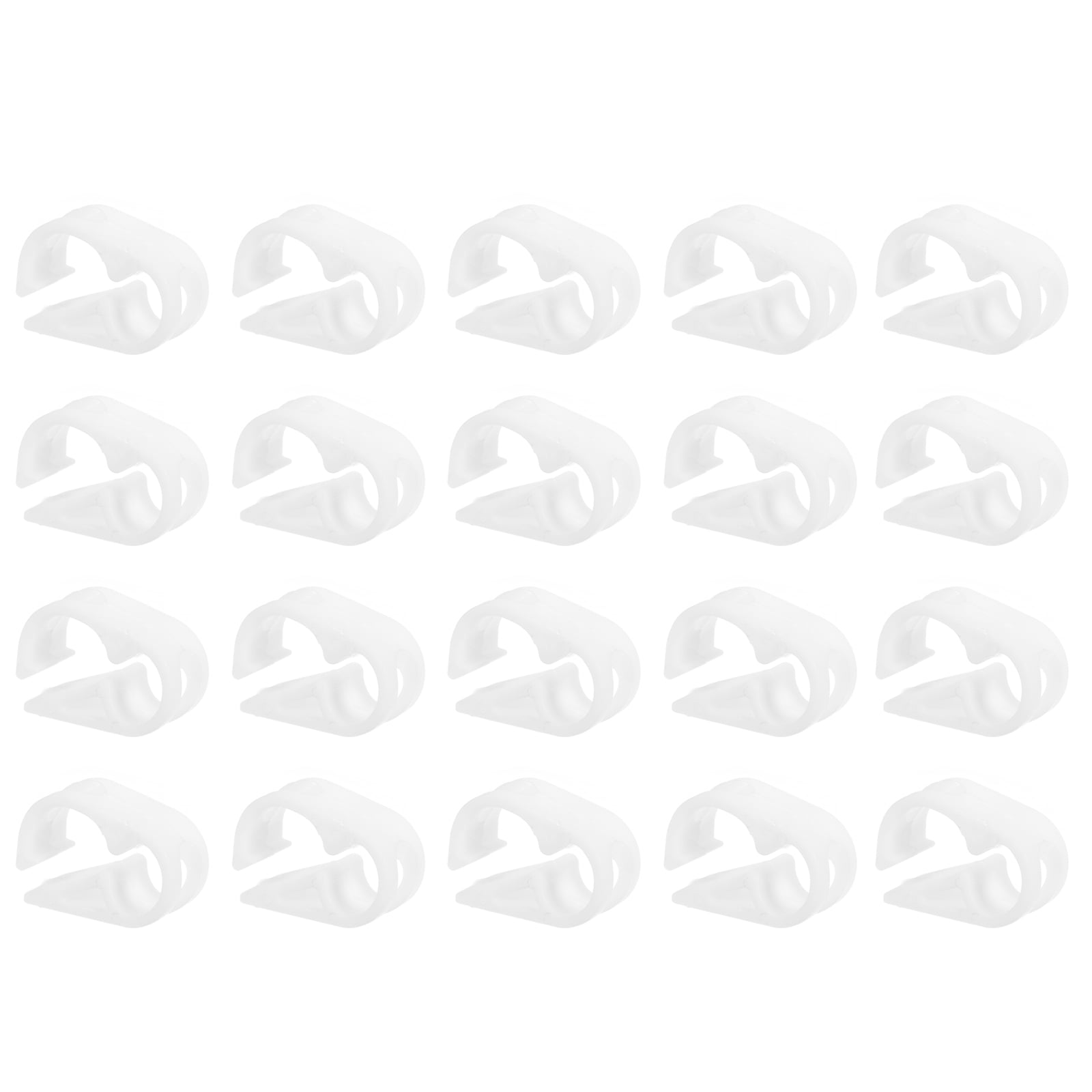 Plastic Tubing Clamps, 20 Pack 1/8"-5/32" Tube OD Flow Control Hose ...
