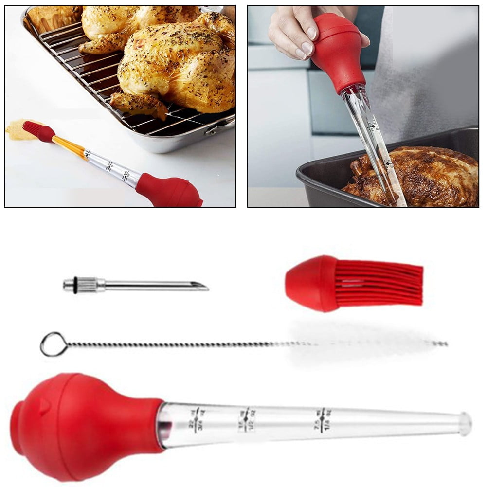 Plastic Turkey Baster Basting Bulb Small Turkey Baster Rubber Baster ...