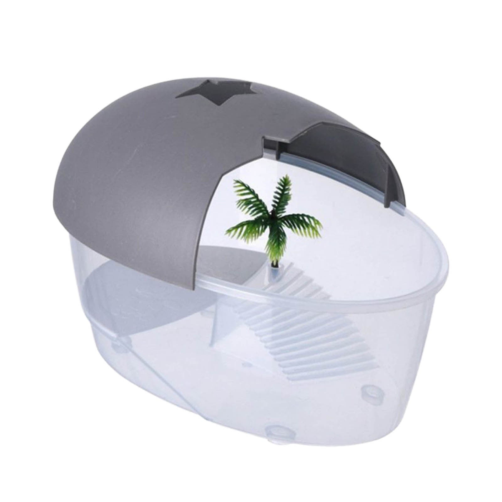 Turtle Terrarium, Basking Platform,Swimming Area, Semi-Closed ...