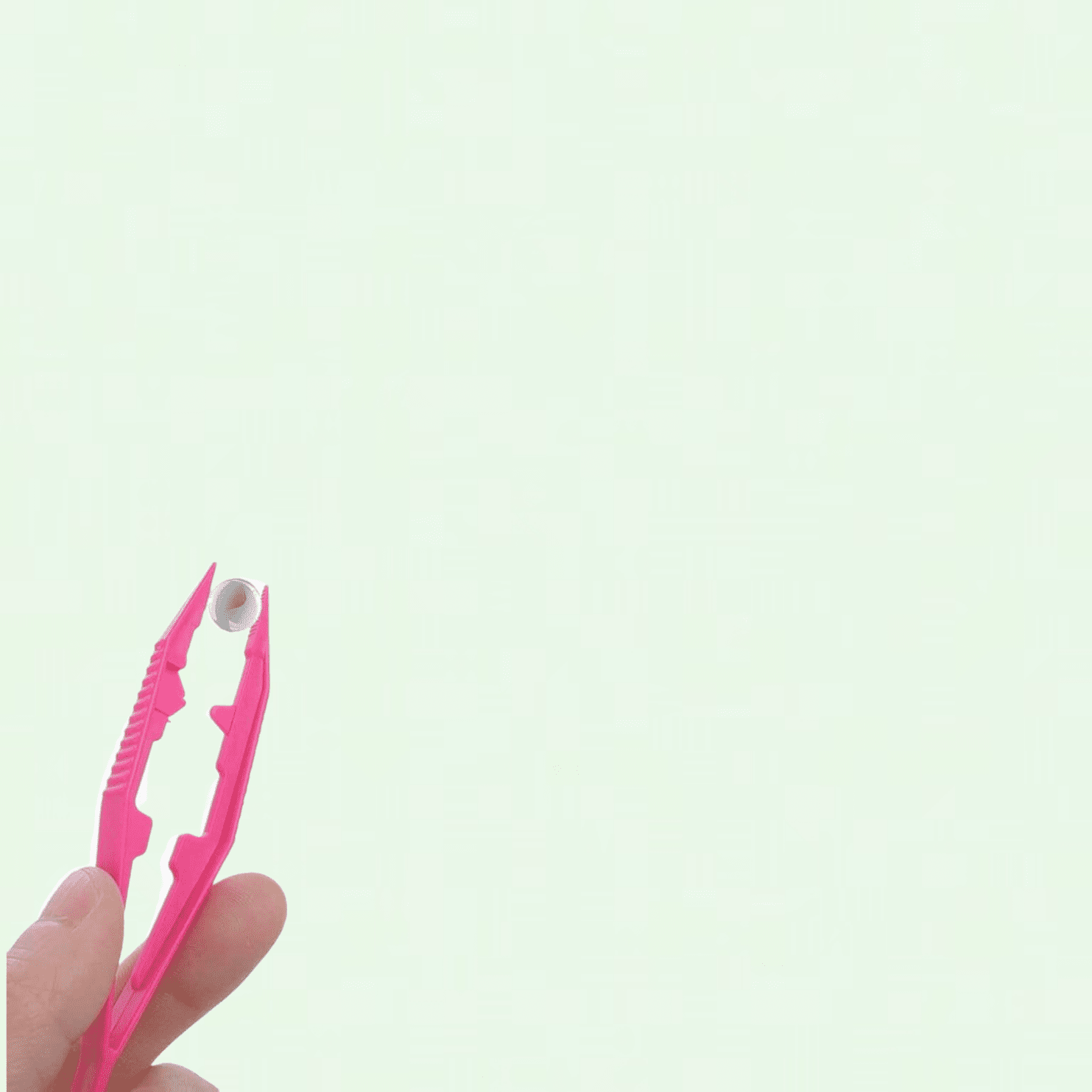 Pack of 20 Plastic Tweezers - 4 Inch/10cm Bead Tweezers for Perler Fuse ...