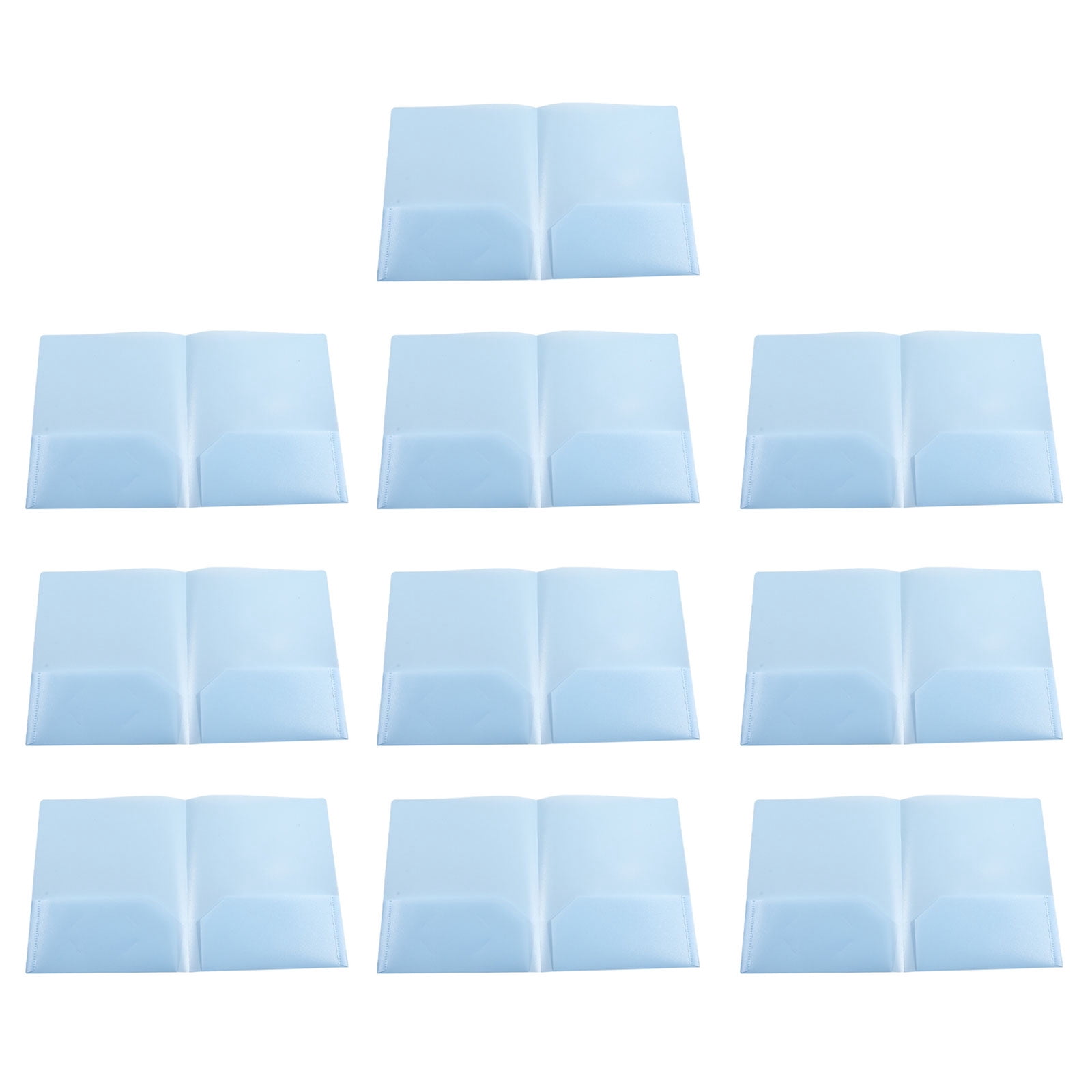 Plastic Two-Page Folders Lightweight Plastic Construction Professional ...