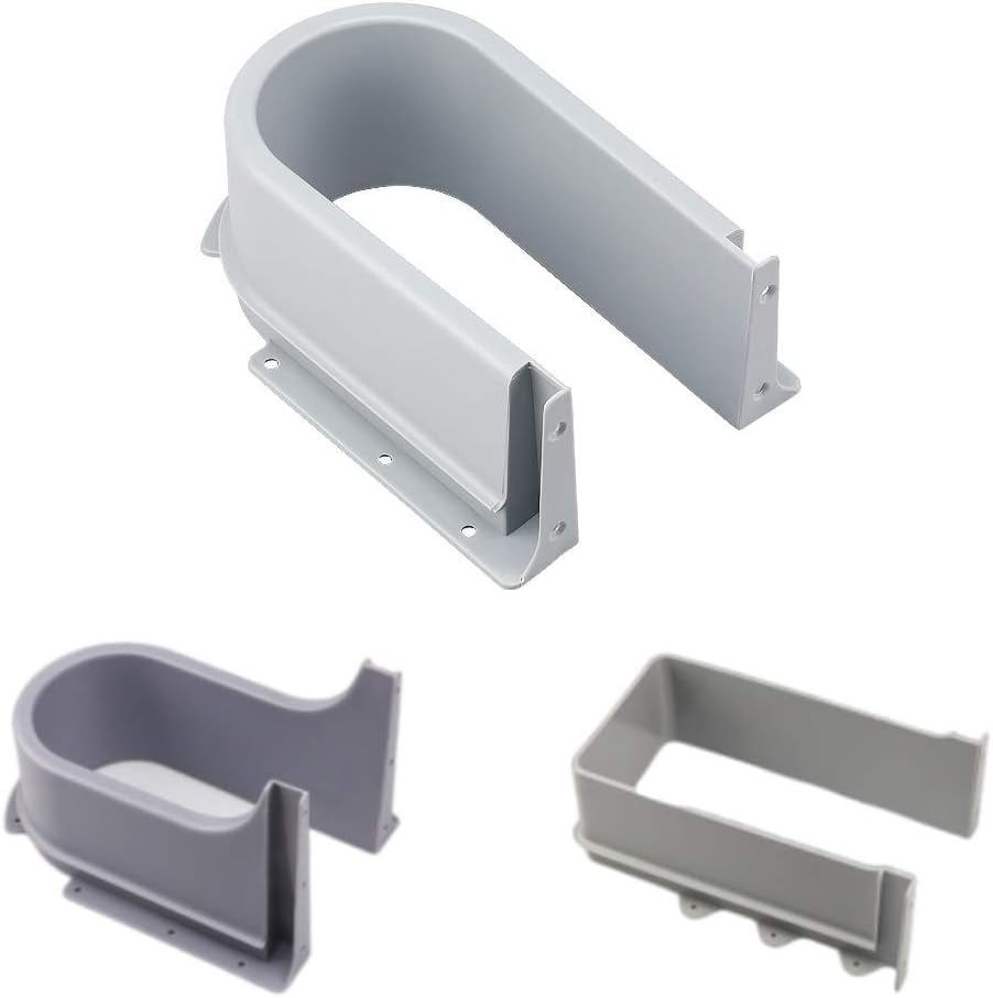 Plastic U Shape Under Sink Basin Drain Pipe Bath Cabinet Drawer Pull ...