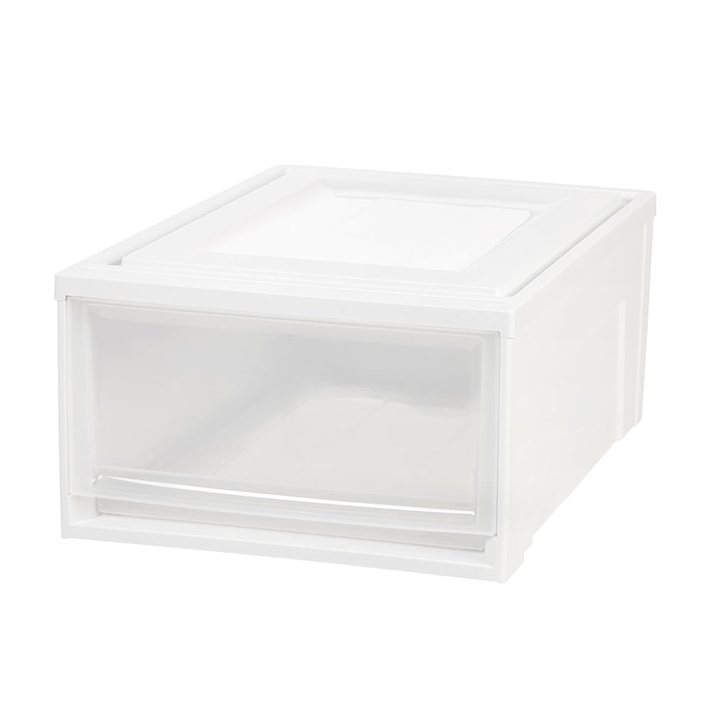 Plastic Under Bed Storage Containers with Sliding Organizer Drawers ...