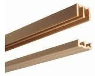 Plastic Upper Guide and Lower Track Set, for 1/8" By-Passing Doors ...