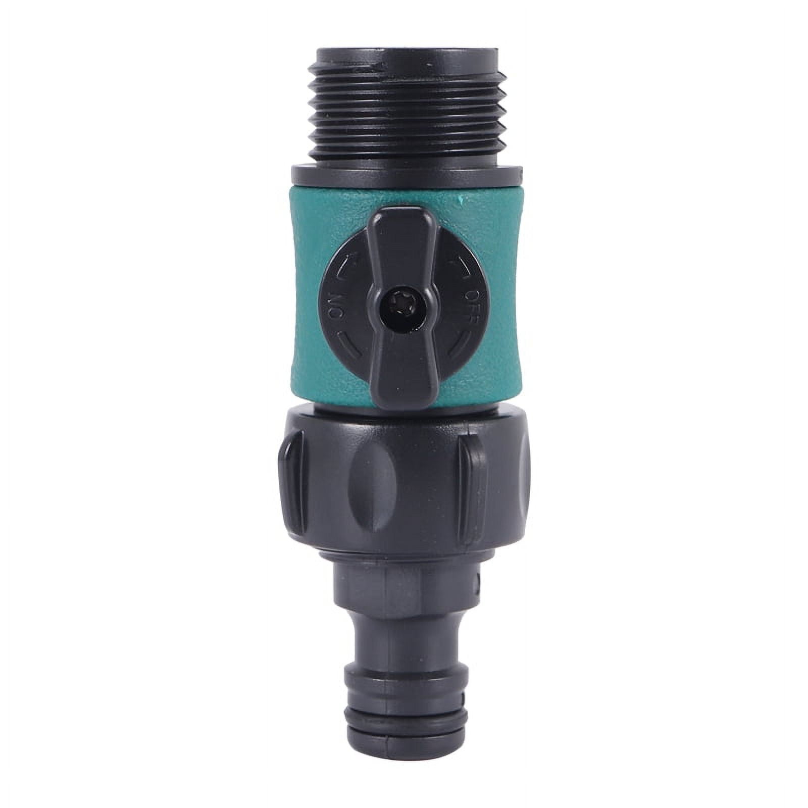 Plastic Valve with 3/4 Inch Male Thread Quick Connector Car Wash Garden ...