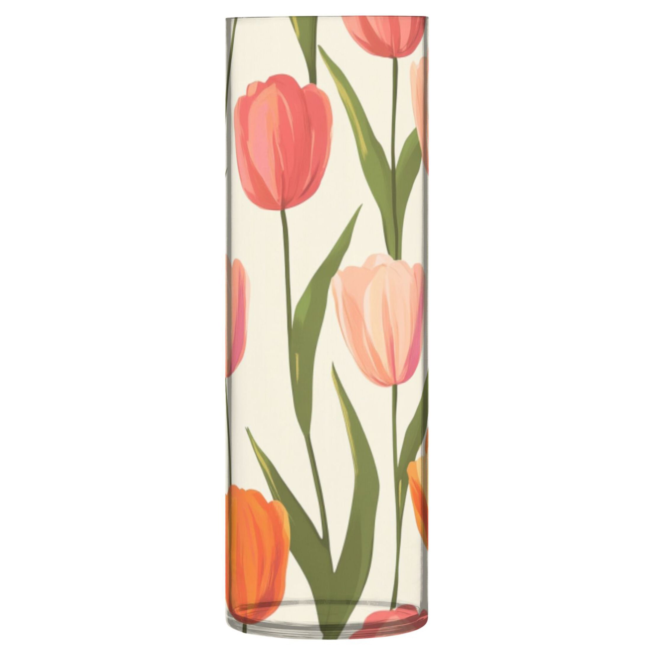 Plastic Vase 11.8 x 3.9 Inch Vase Transparent Non-Breakable Plastic ...