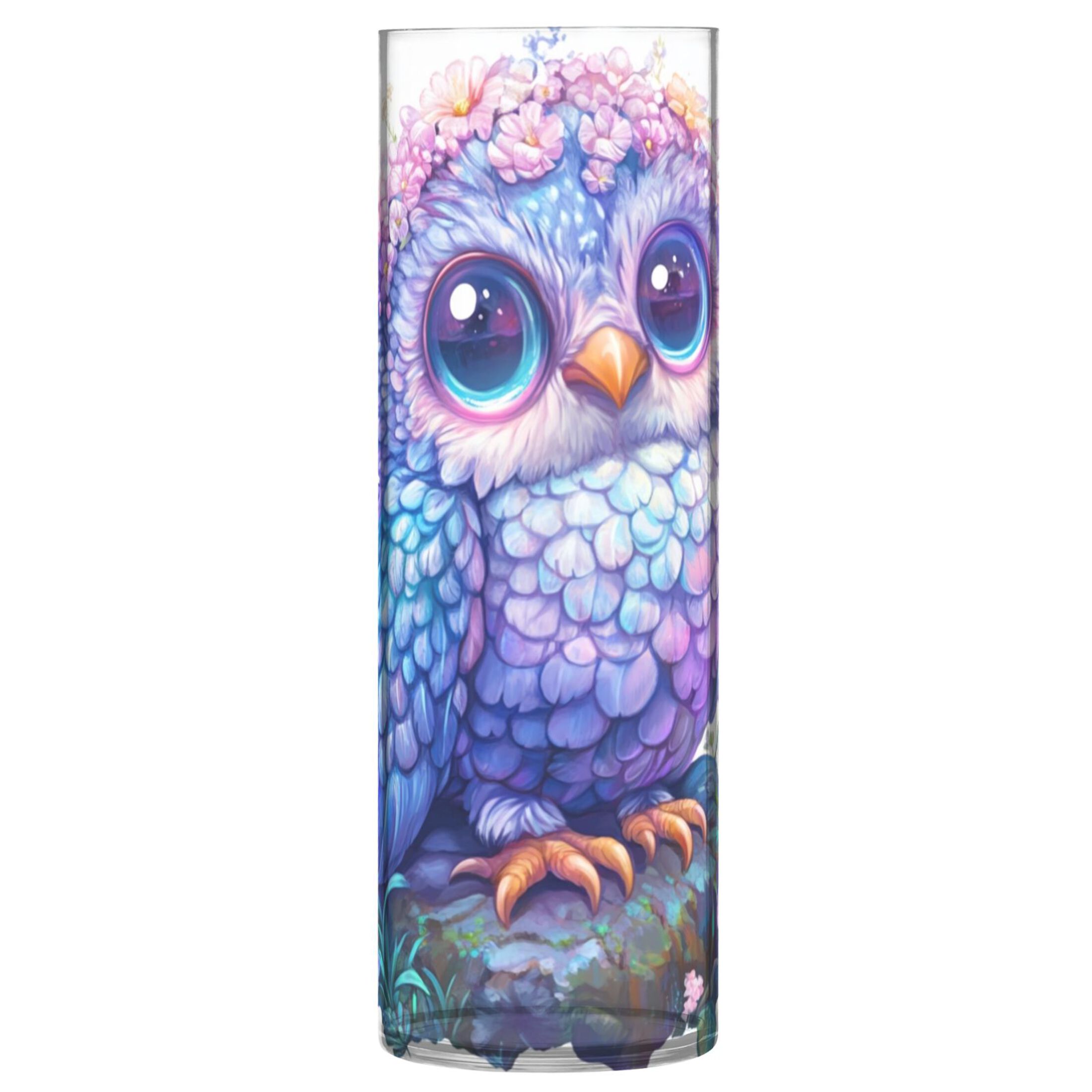 Plastic Vase 11.8 x 3.9 Inch Vase Transparent Non-Breakable Plastic ...