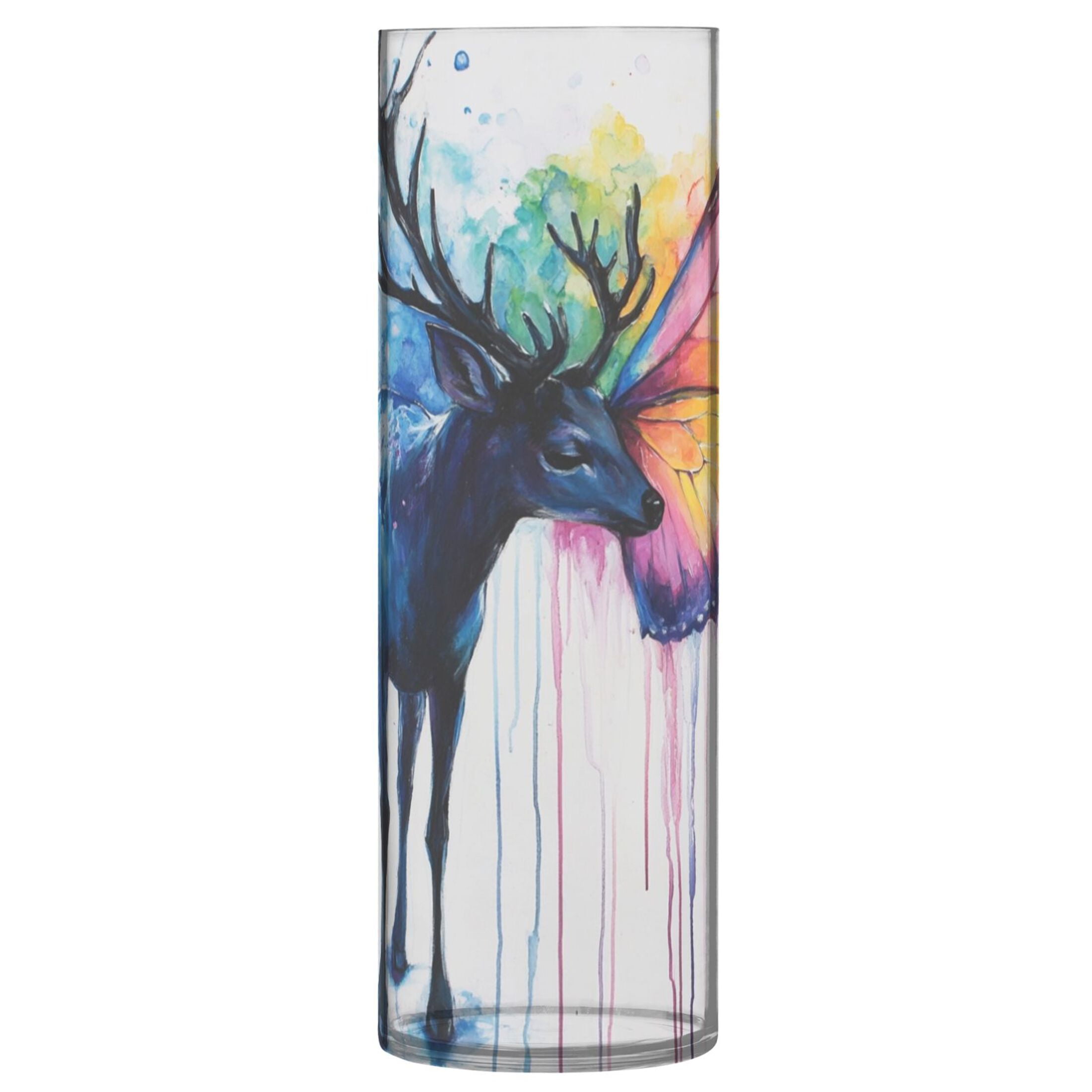 Plastic Vase 11.8 x 3.9 Inch Vase Transparent Non-Breakable Plastic ...