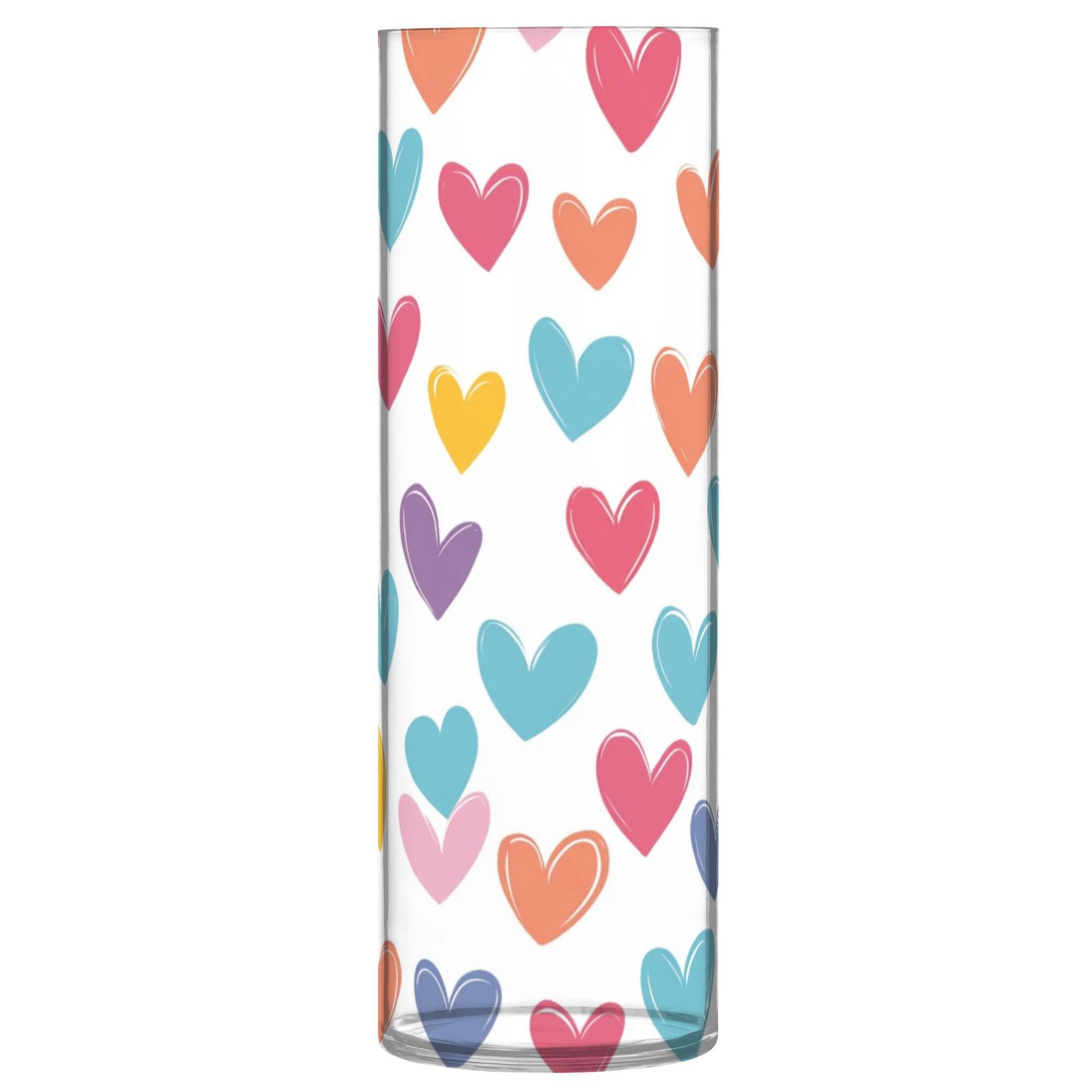 Plastic Vase 11.8 x 3.9 Inch Vase Transparent Non-Breakable Plastic ...