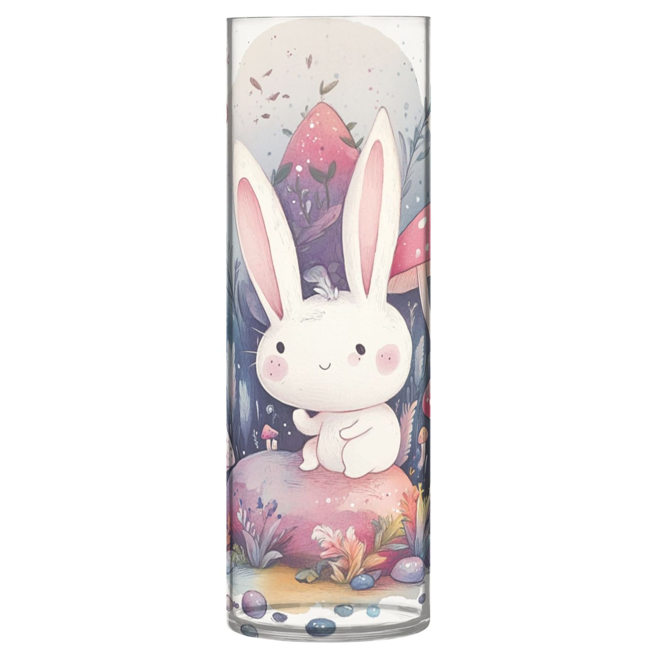 Plastic Vase 11.8 x 3.9 Inch Vase Transparent Non-Breakable Plastic ...