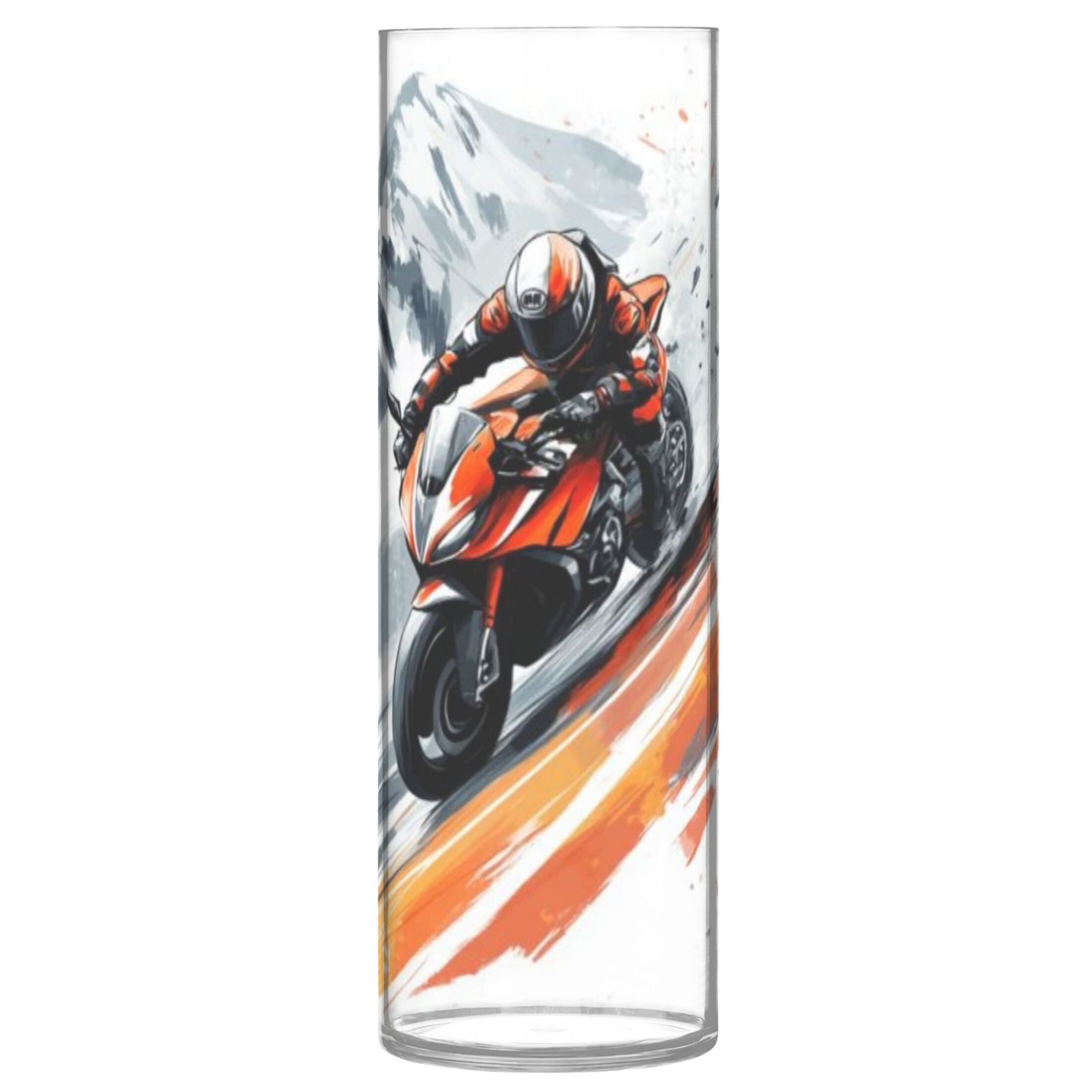 Plastic Vase 11.8 x 3.9 Inch Vase Transparent Non-Breakable Plastic ...