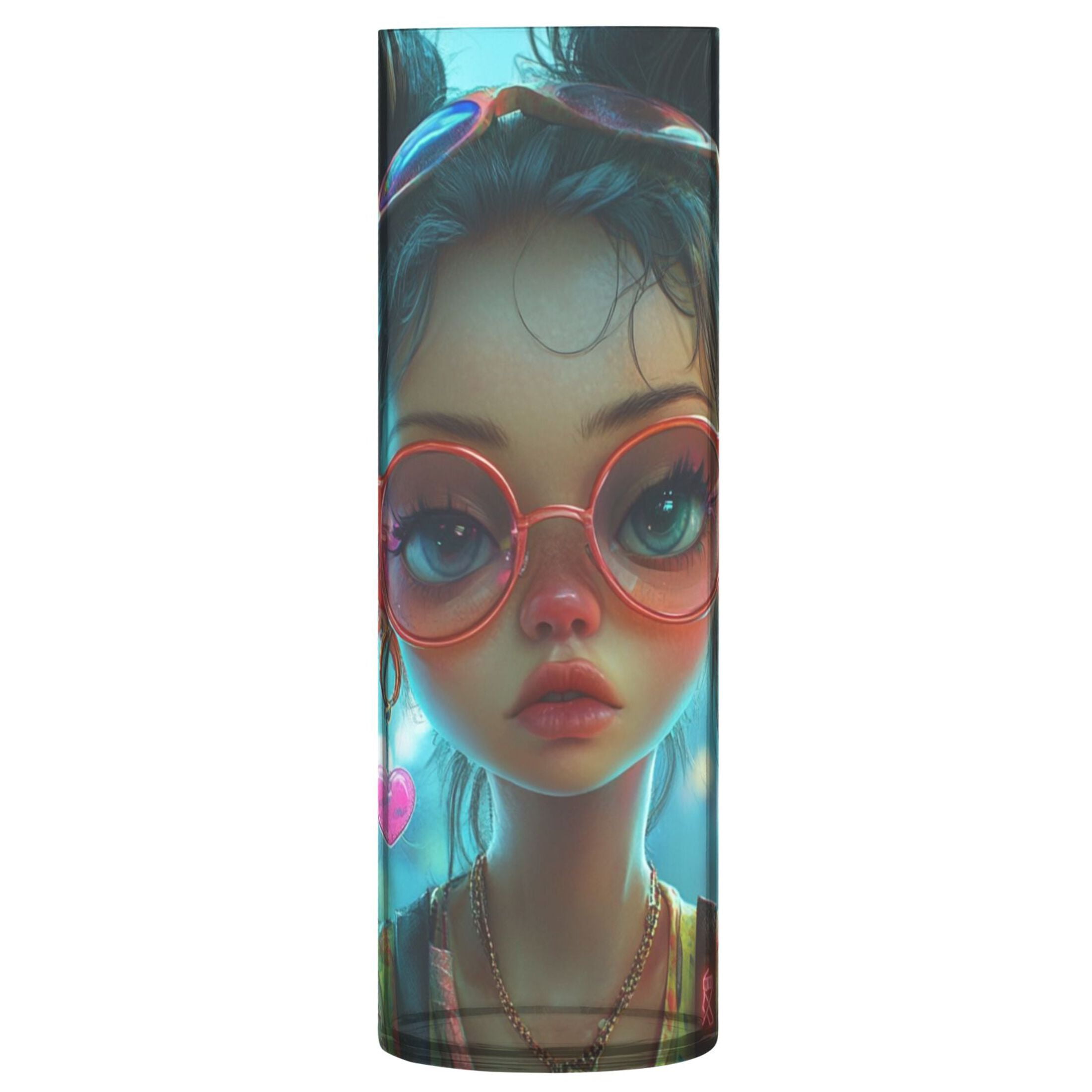 Plastic Vase 11.8 x 3.9 Inch Vase Transparent Non-Breakable Plastic ...