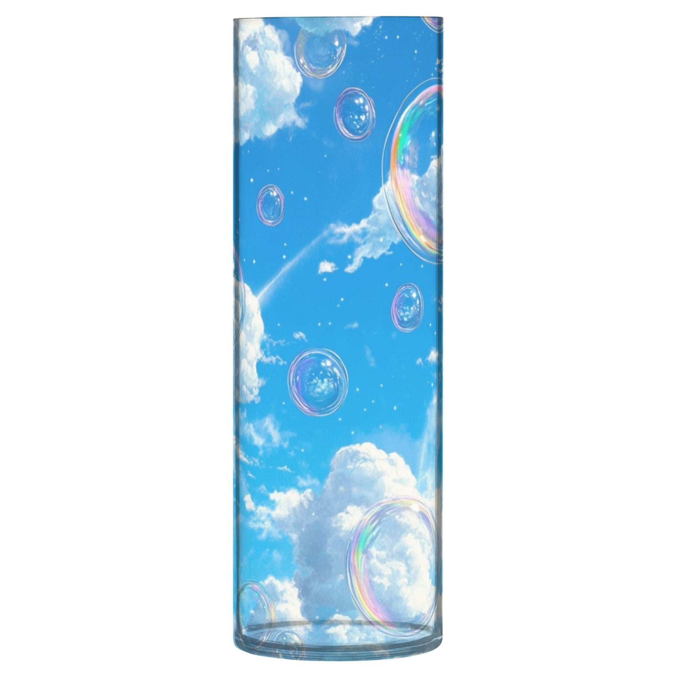 Plastic Vase 11.8 x 3.9 Inch Vase Transparent Non-Breakable Plastic ...