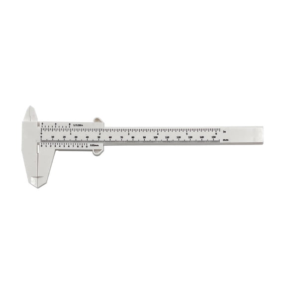 Light Weight 150mm 6inch Plastic Caliper with Double Measurement Scale ...