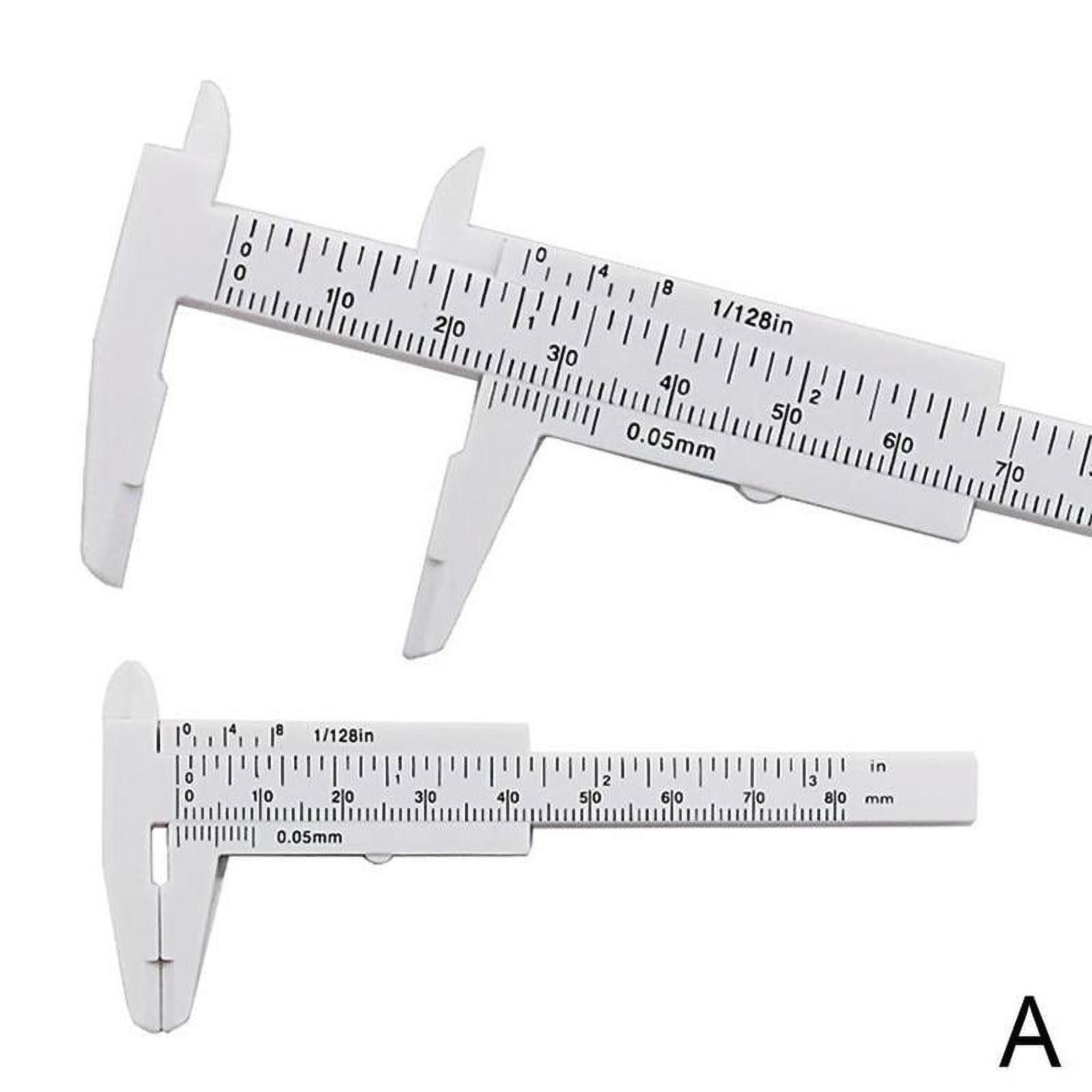 Plastic Vernier Caliper with MetricImperial Scales Accurate Measurement ...
