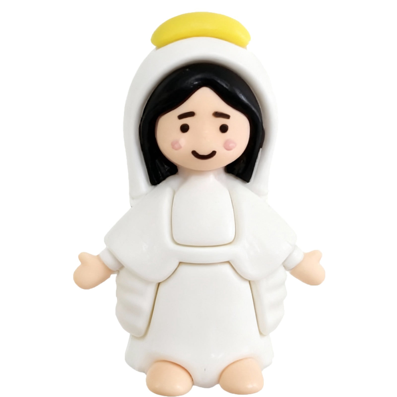 Plastic Virgin Mary Figurine Miniature, Easter Egg Stuffer Doll, Little ...