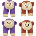 Plastic Walking Finger Puppets Pack of 4 Jungle Animal-Assorted Monkeys ...